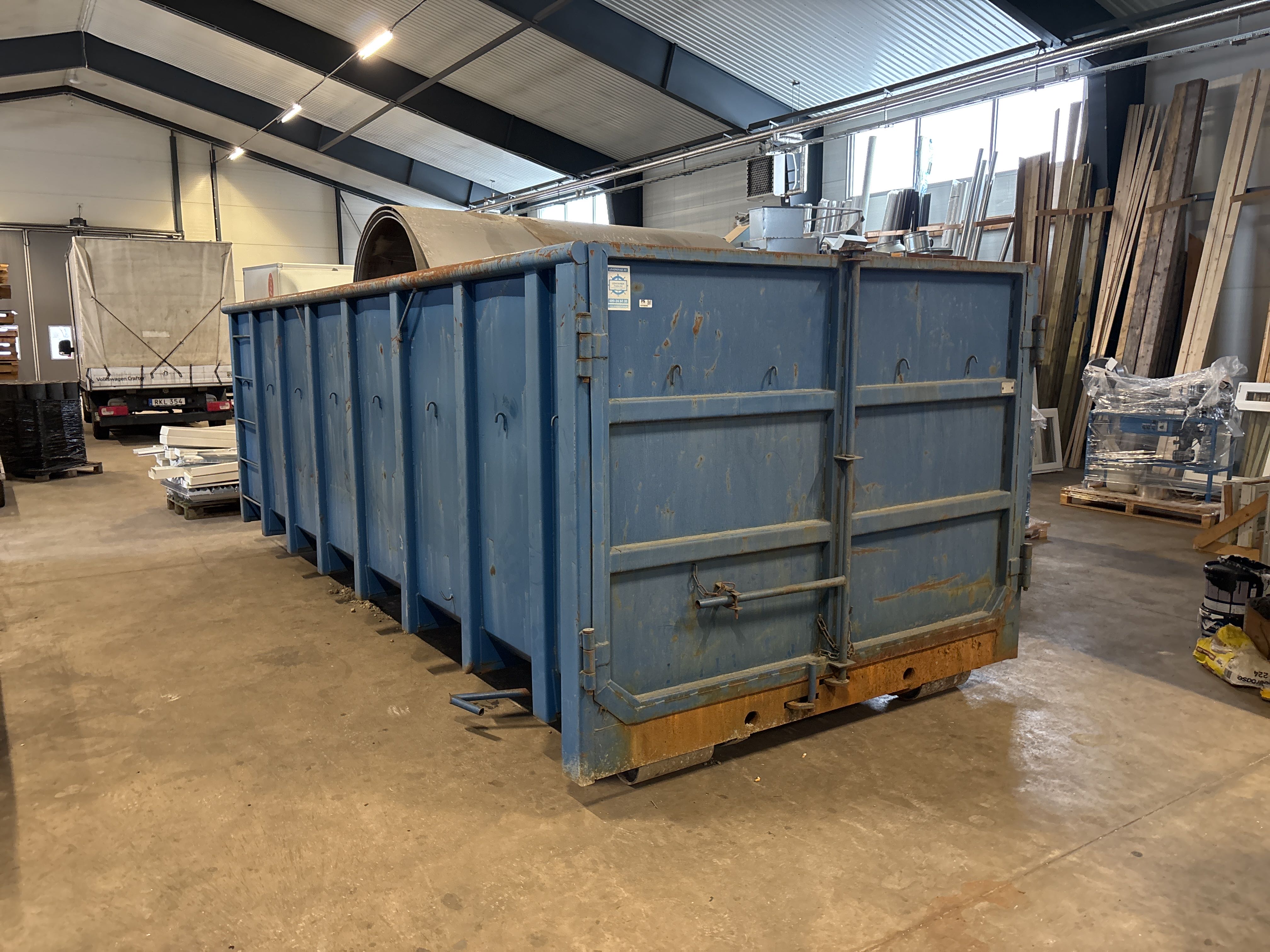 Waste container with stainless steel – approx. 11 tons - PS Auction ...
