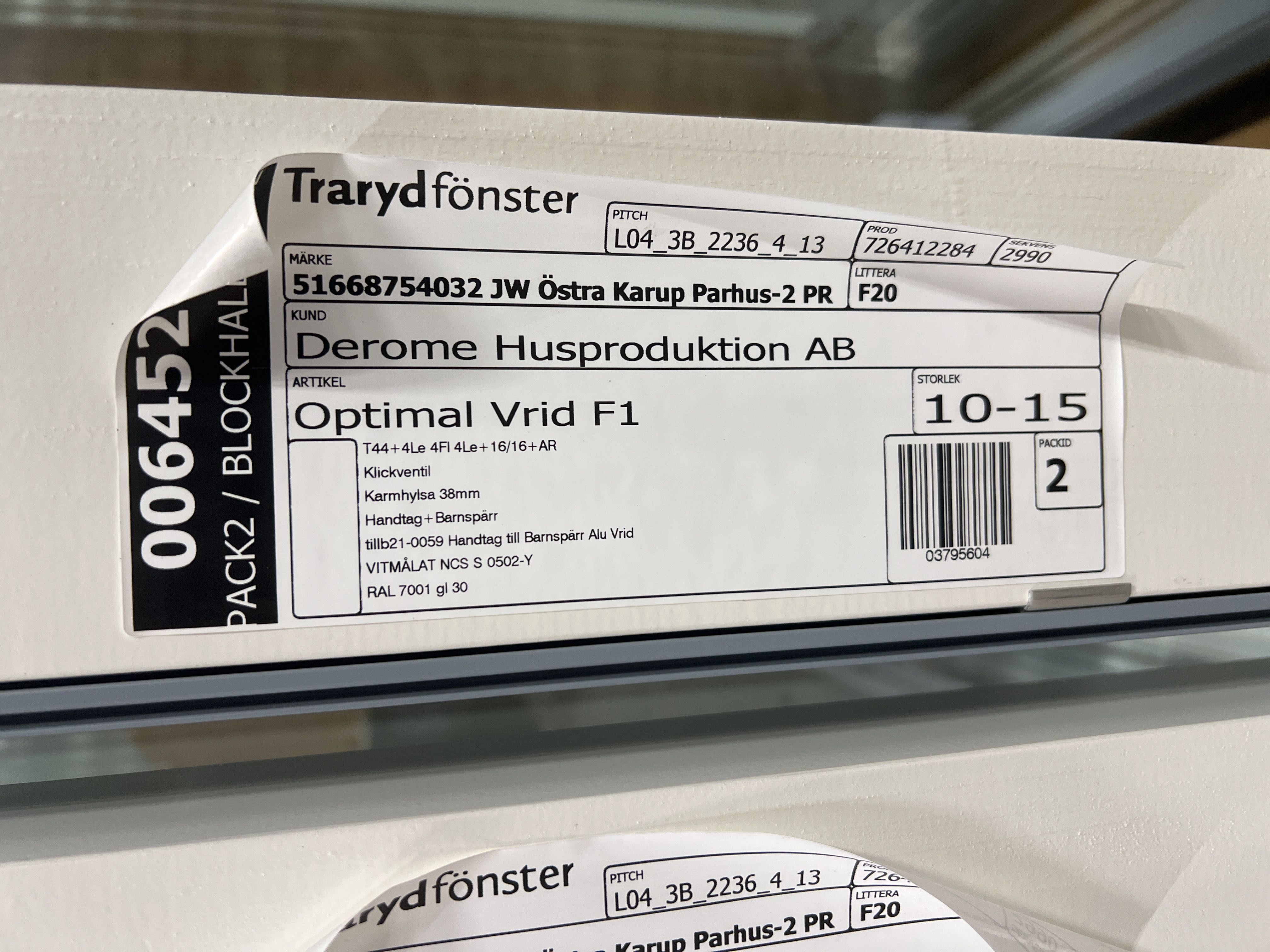 4 st vridfönster Optimal Vrid F1 Trarydfönster 10-15 - Auktioner online ...
