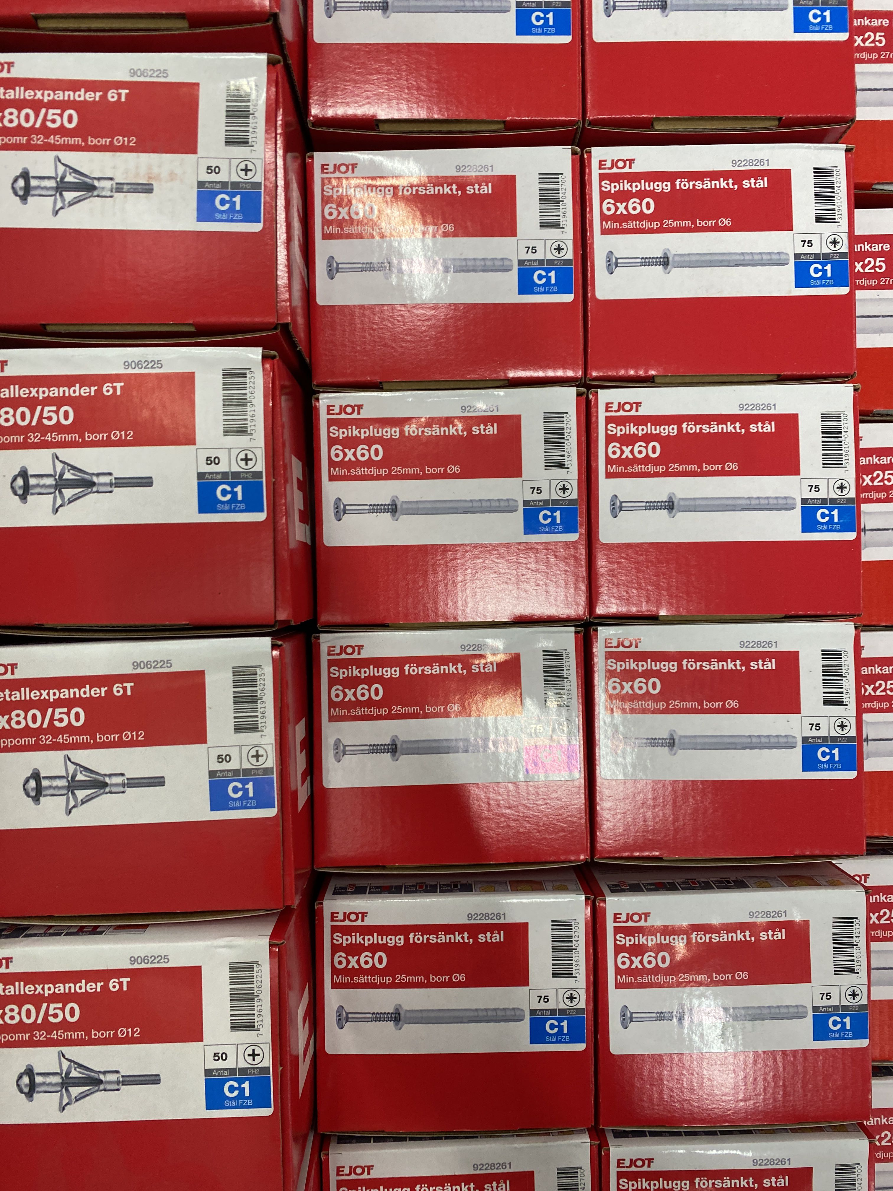 Nail plug, impact anchor & metal expander, EJOT - PS Auction - We value ...