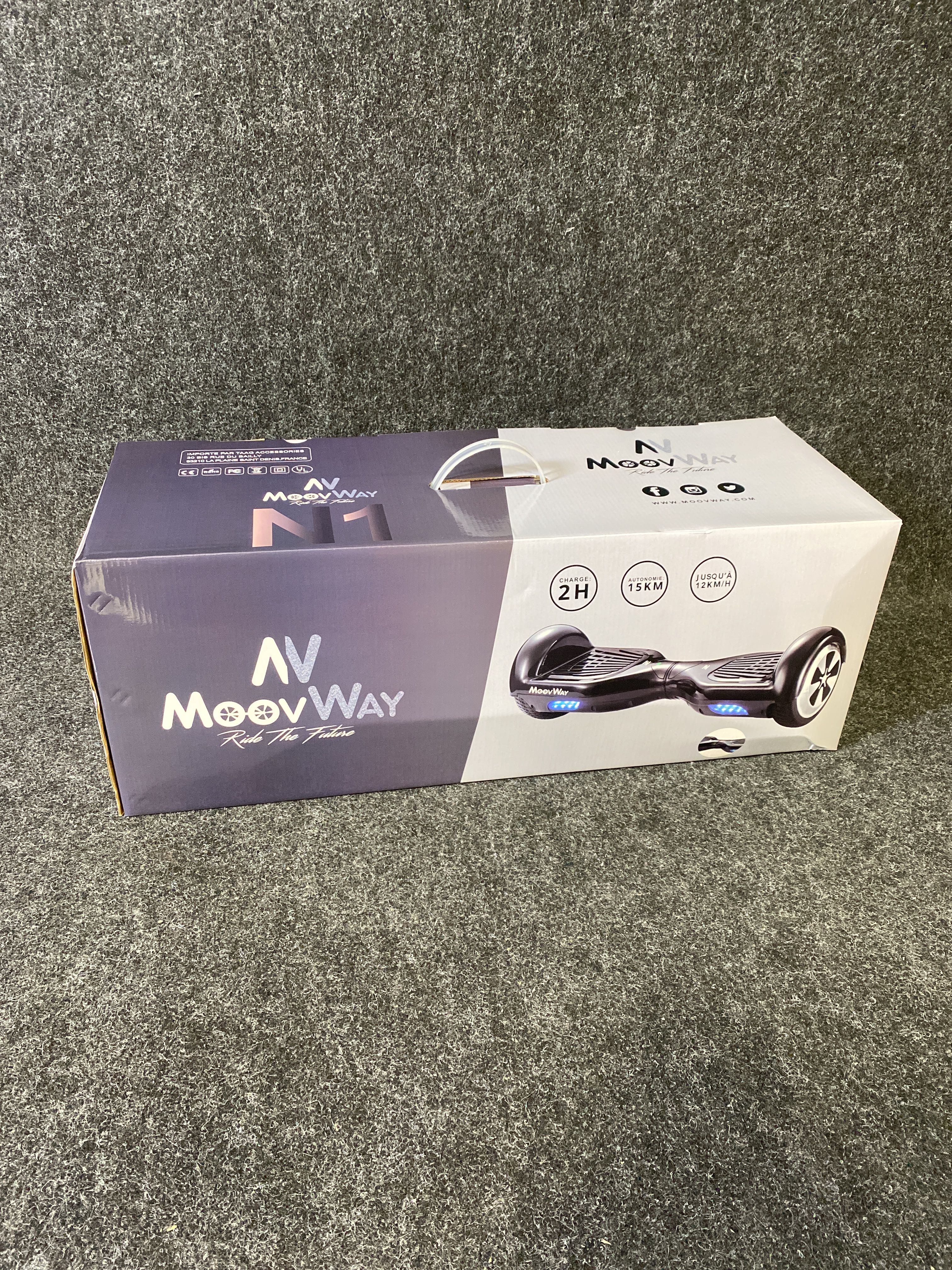 Hoverboard MoovWay N1 6.5'' 350W Svart - Auktioner online ...