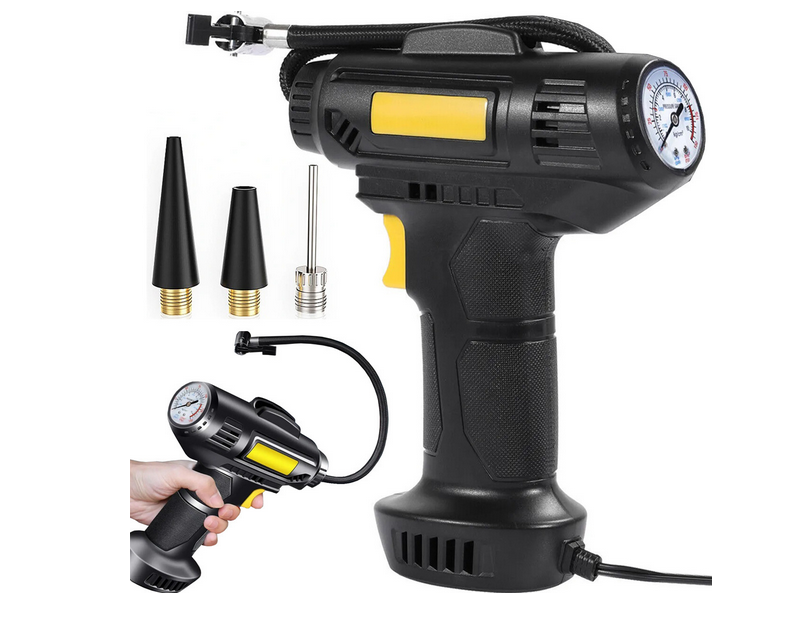 Car Compressor – 12V Wheel Pump with LED, 150 PSI / 10 BAR - PS Auction ...