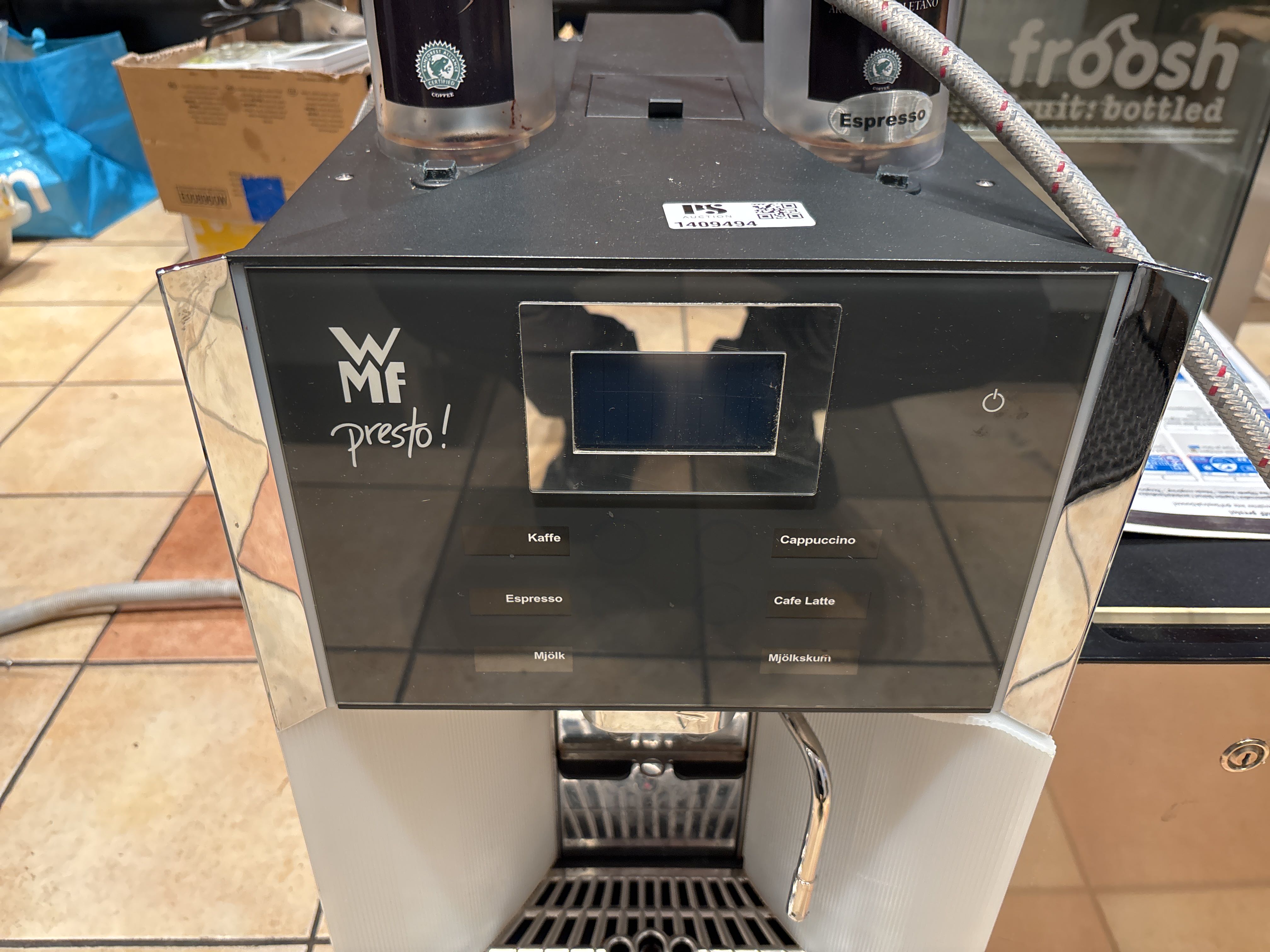Coffee machine with milk cooler - WMF Presto - PS Auction - We value ...