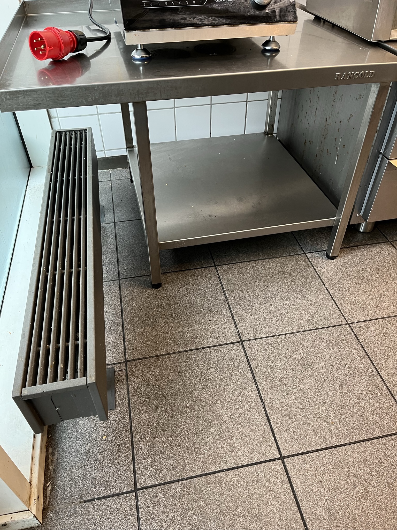 Cooling bench with 4 drawers including stainless steel bench - PS ...