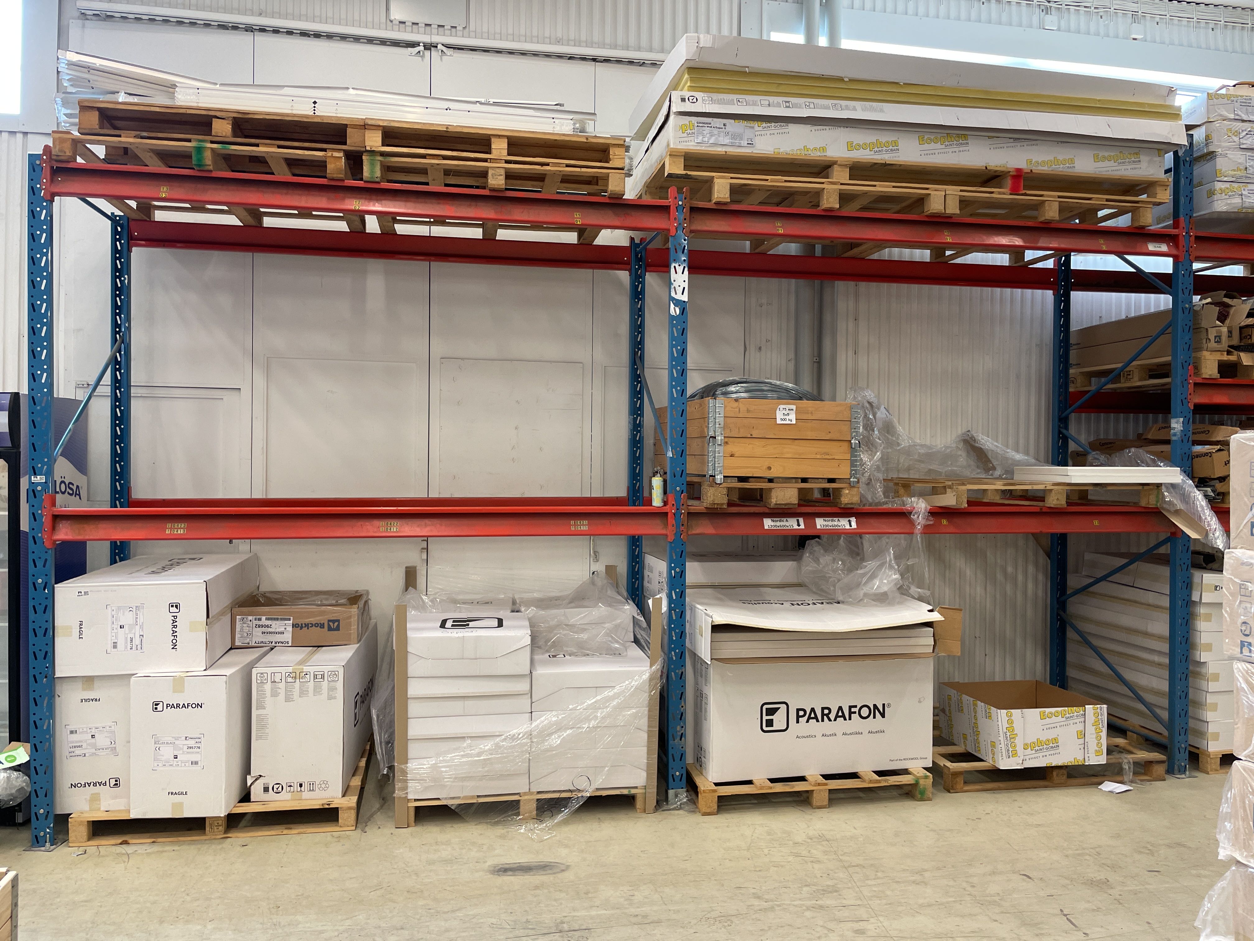 Pallet rack 5 sections and 2 branch racks - PS Auction - We value the ...