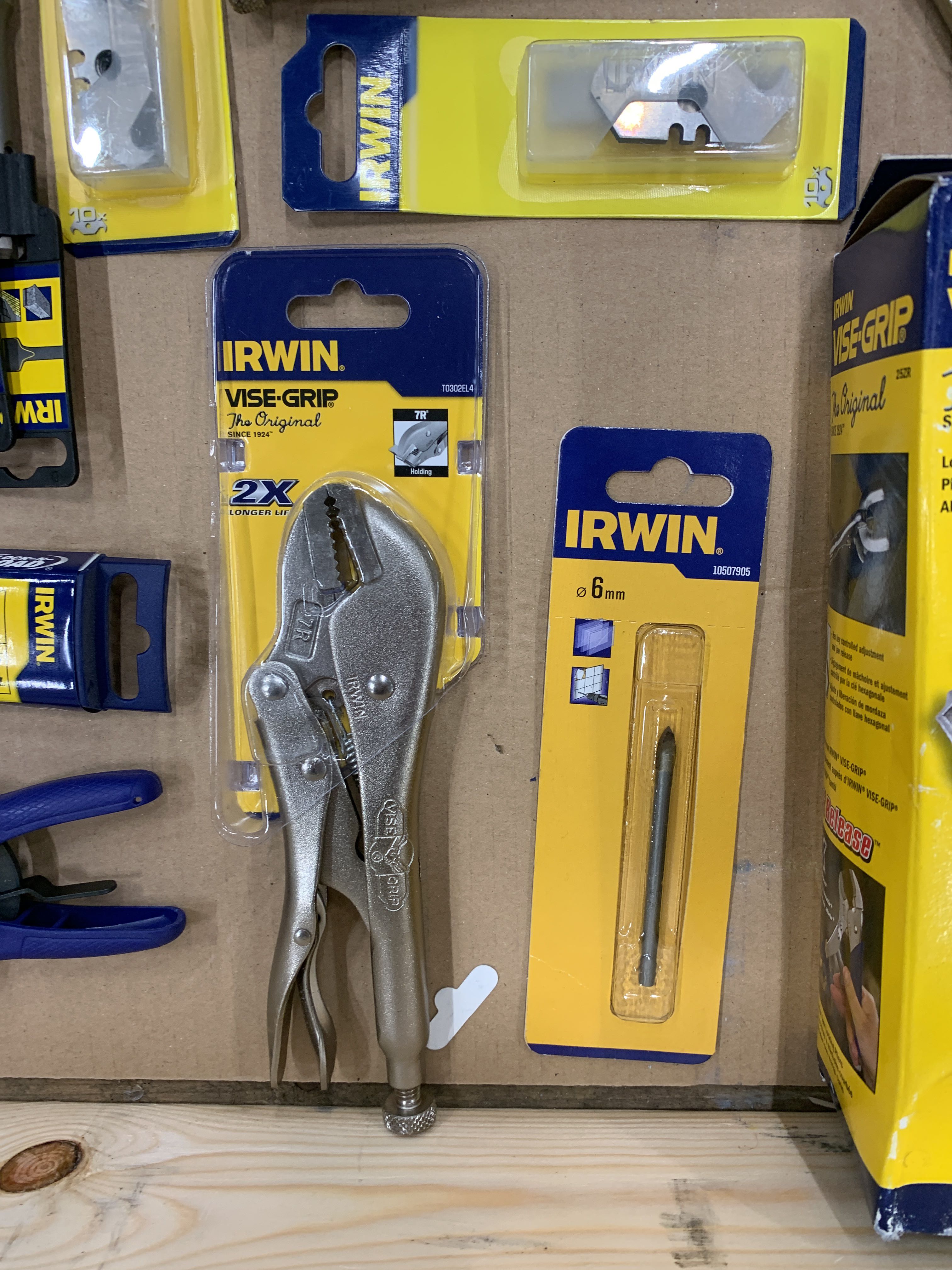 Pliers, drill and chisel tools etc Irwin - PS Auction - We value the ...