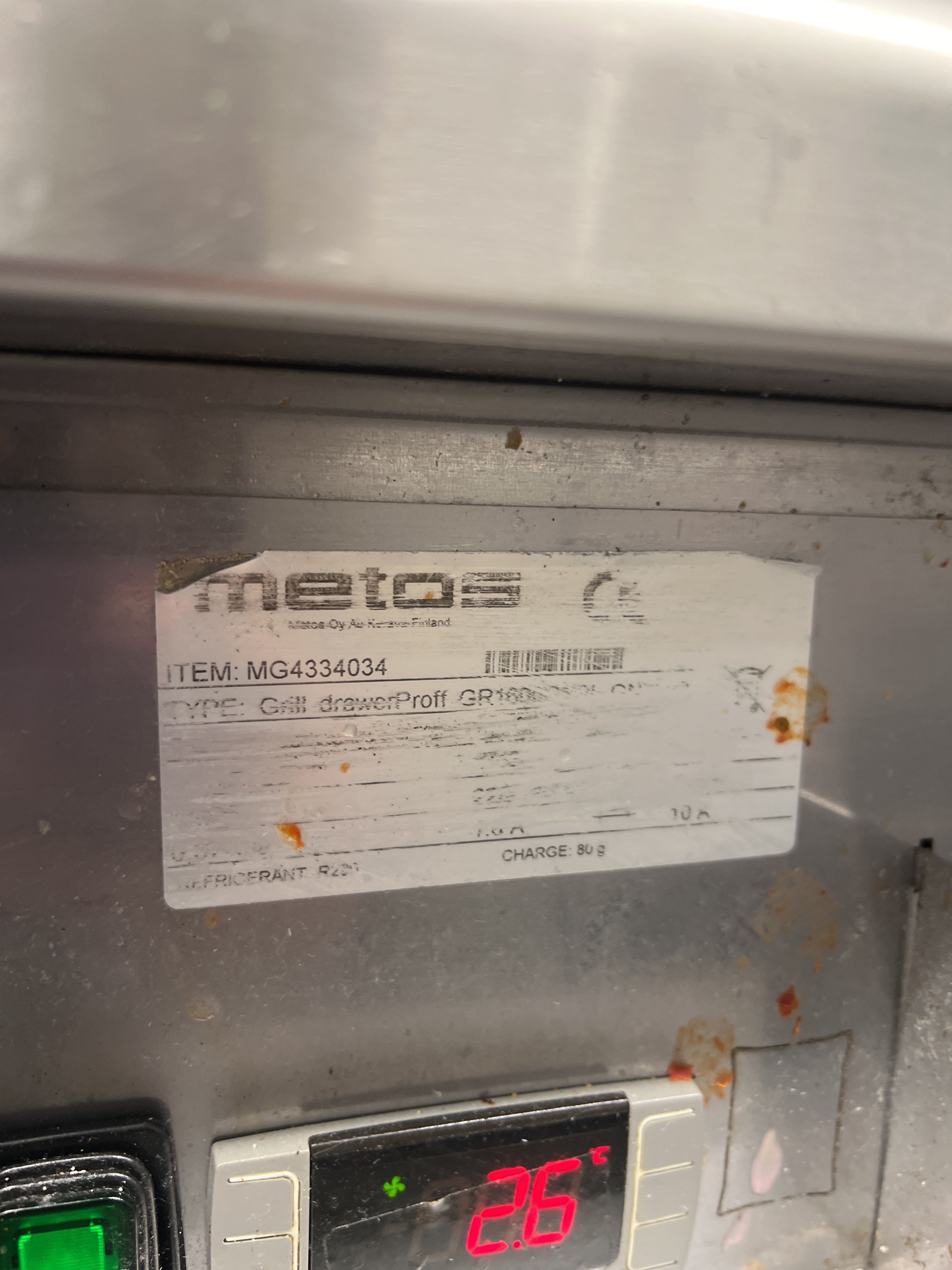 Grill drawer - Metos Grill drawerProff - PS Auction - We value the ...