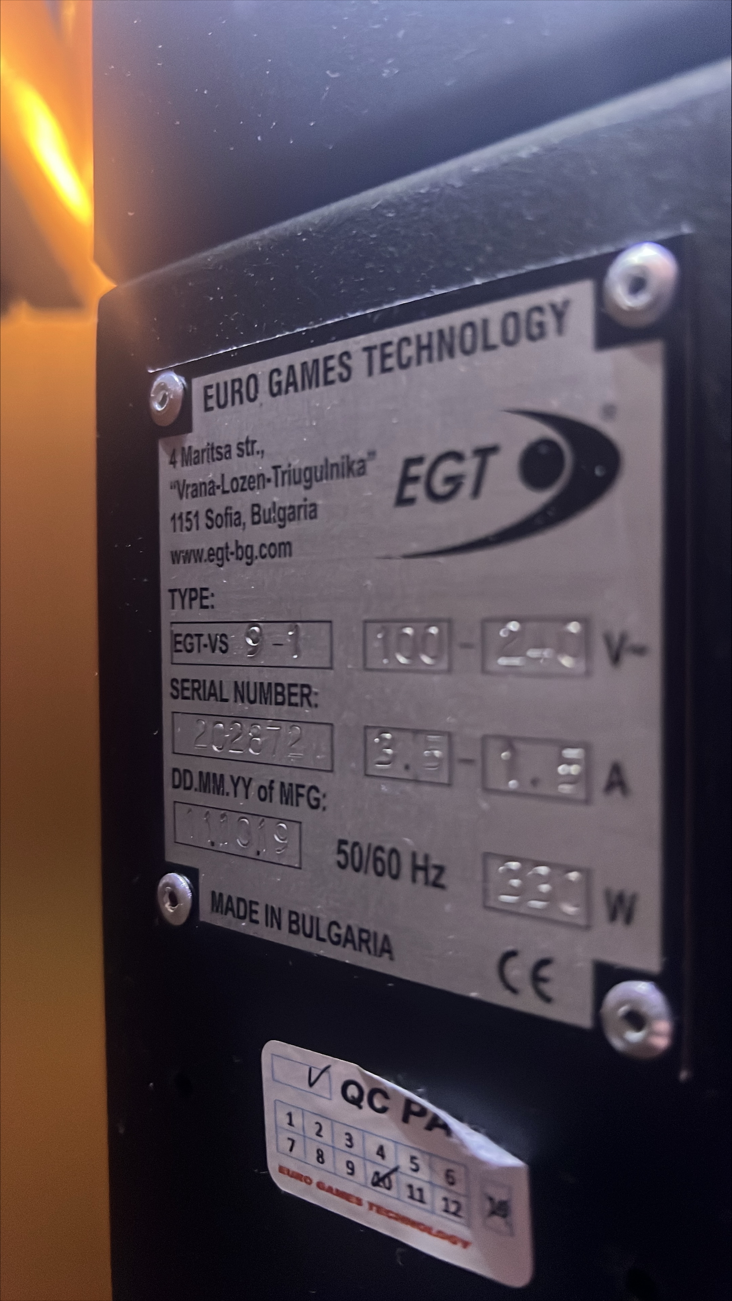 Slot machine EGT P27/27 – Red collection (2019) - PS Auction - We value ...