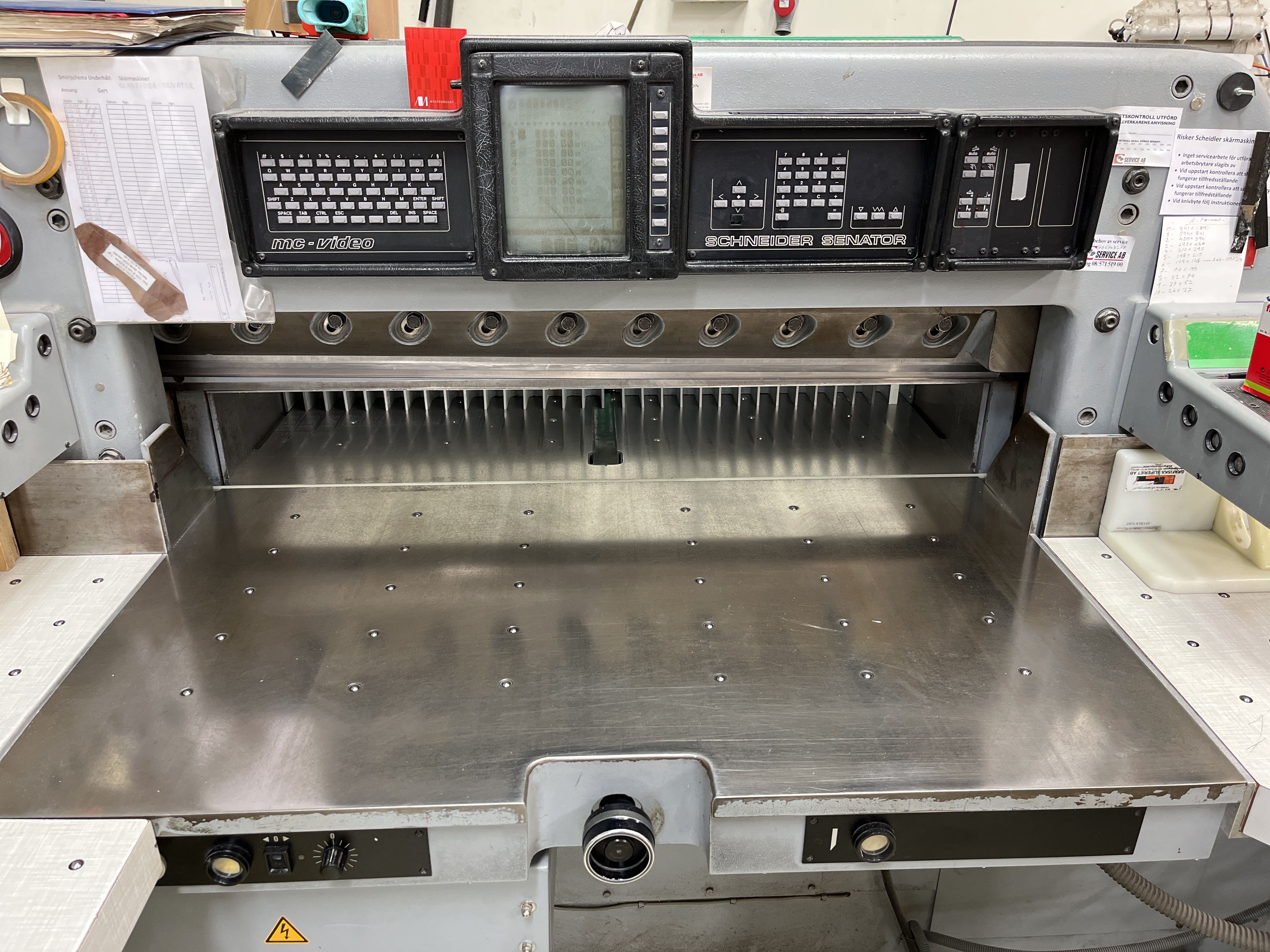 Stationery Schneider-Werk, Senator incl. peripheral equipment, lifting ...