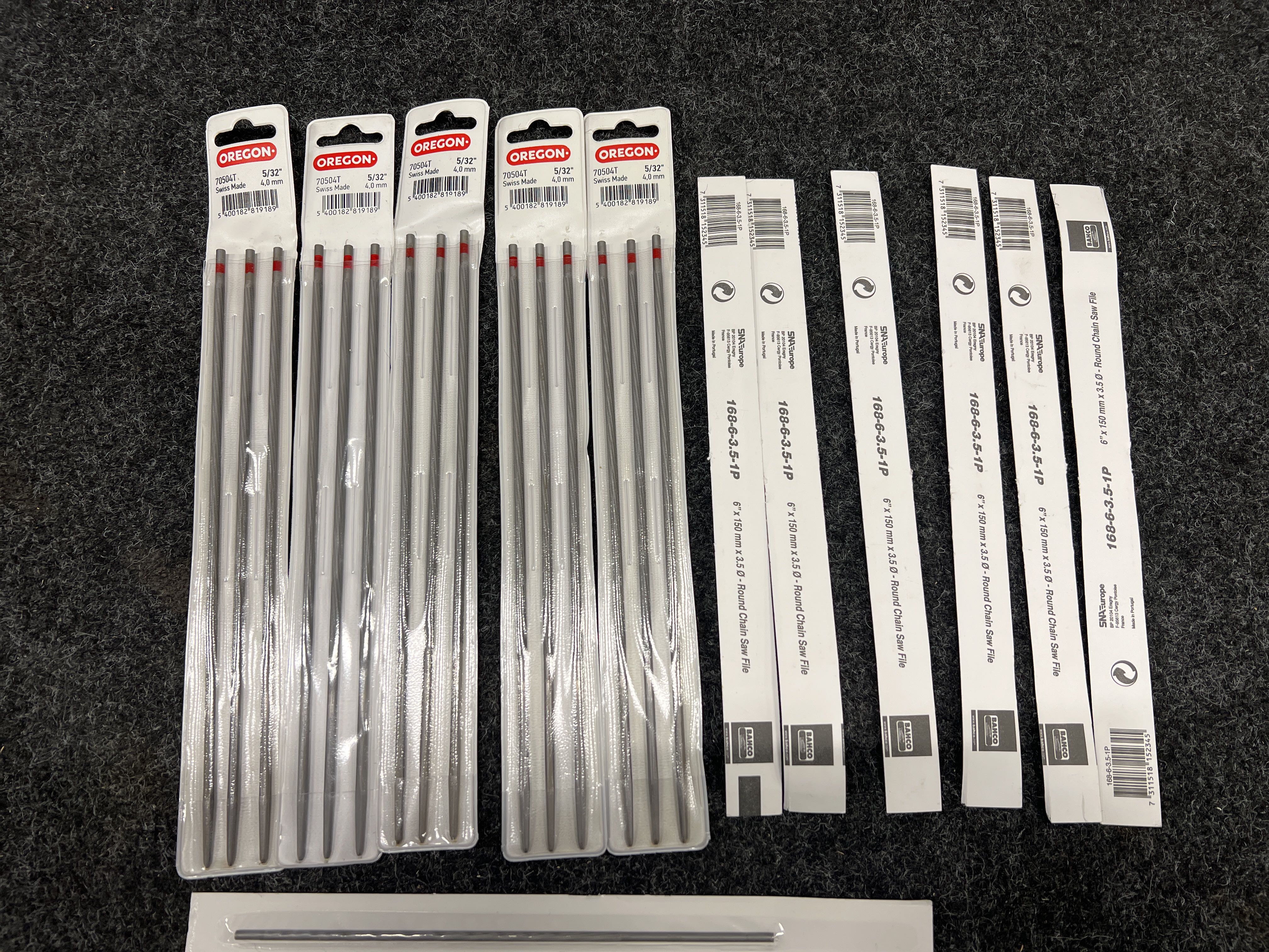 16 st förpackningar rundfil till kedjesåg, Oregon & Bacho - Auktioner ...