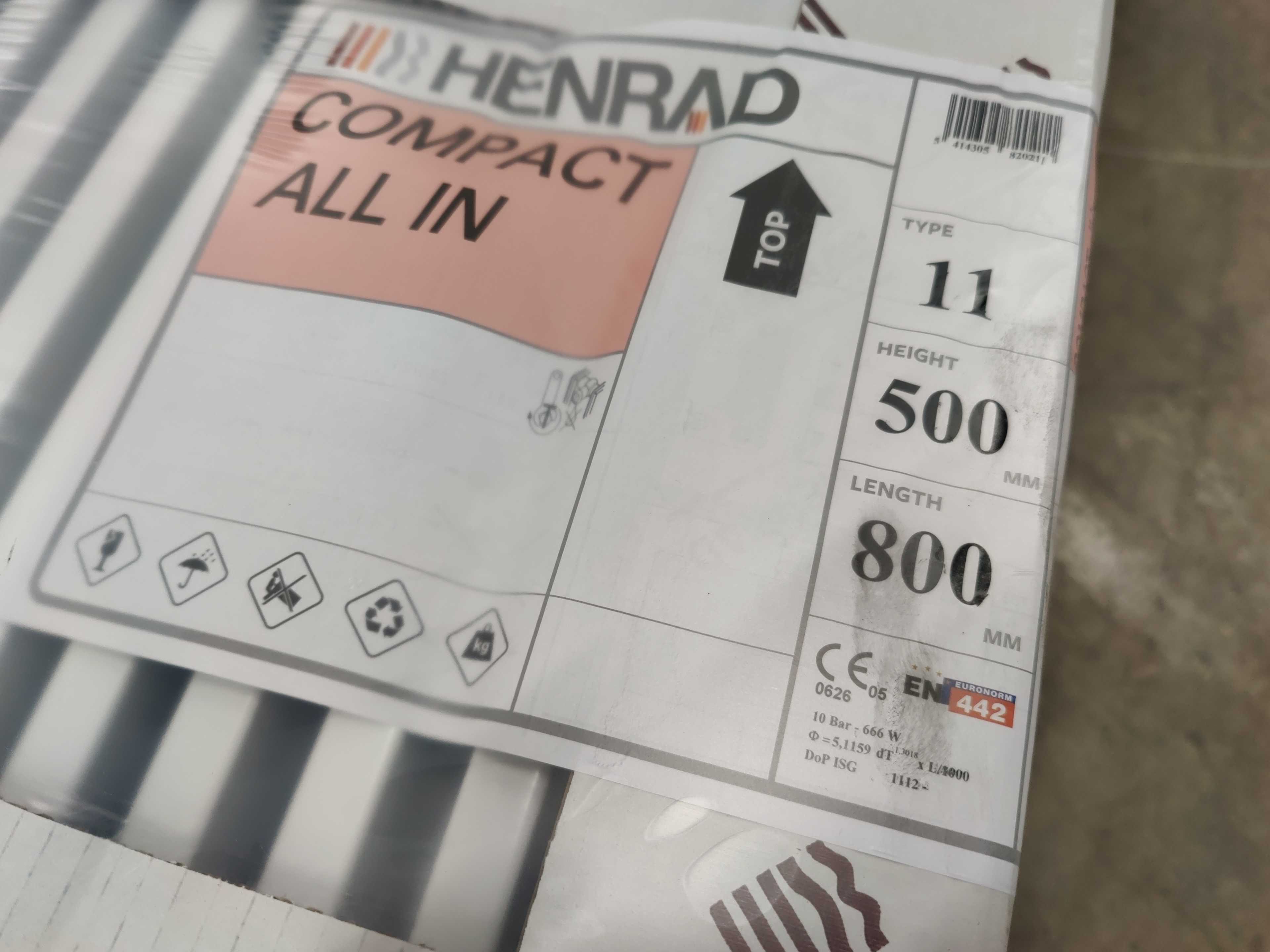 24 st Radiatorer Henrad Compact All In 11 500x800 mm - Auktioner online ...