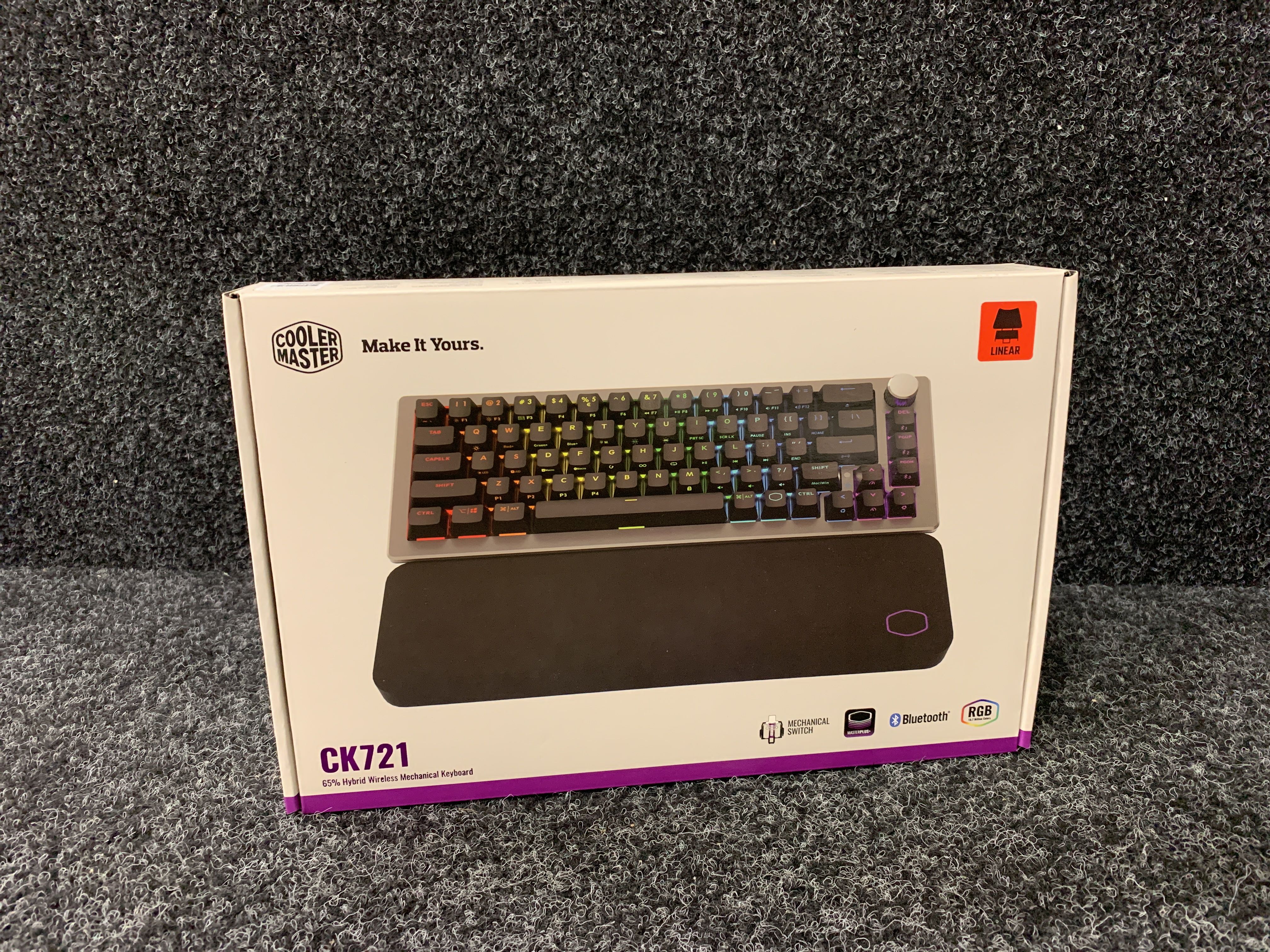 Gaming keyboard Wireless Cooler Master CK721 65% (space gray) - PS ...