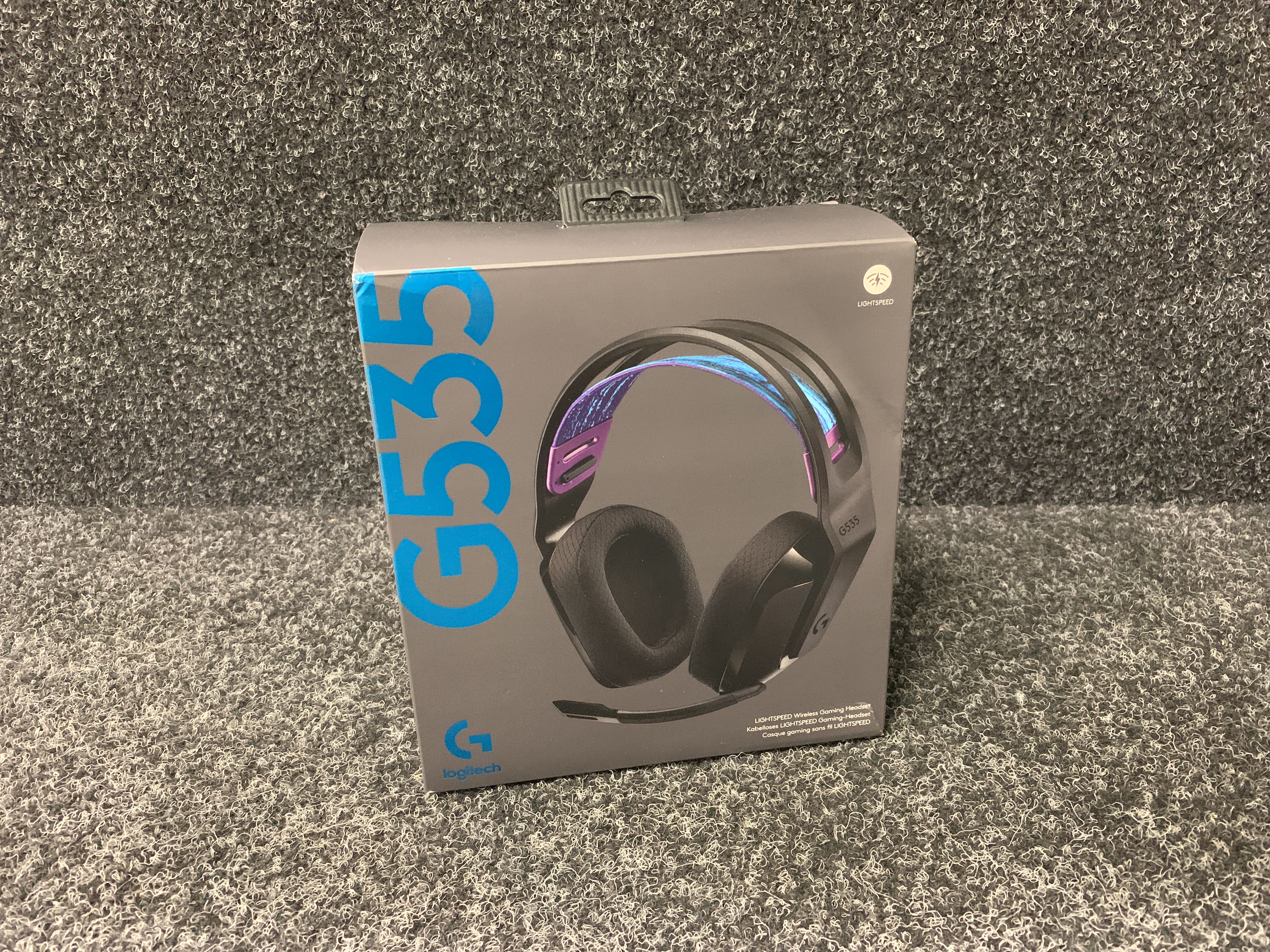 Gaming Headset Logitech G535 LIGHTSPEED Trådlöst (svart) -B-Grade ...
