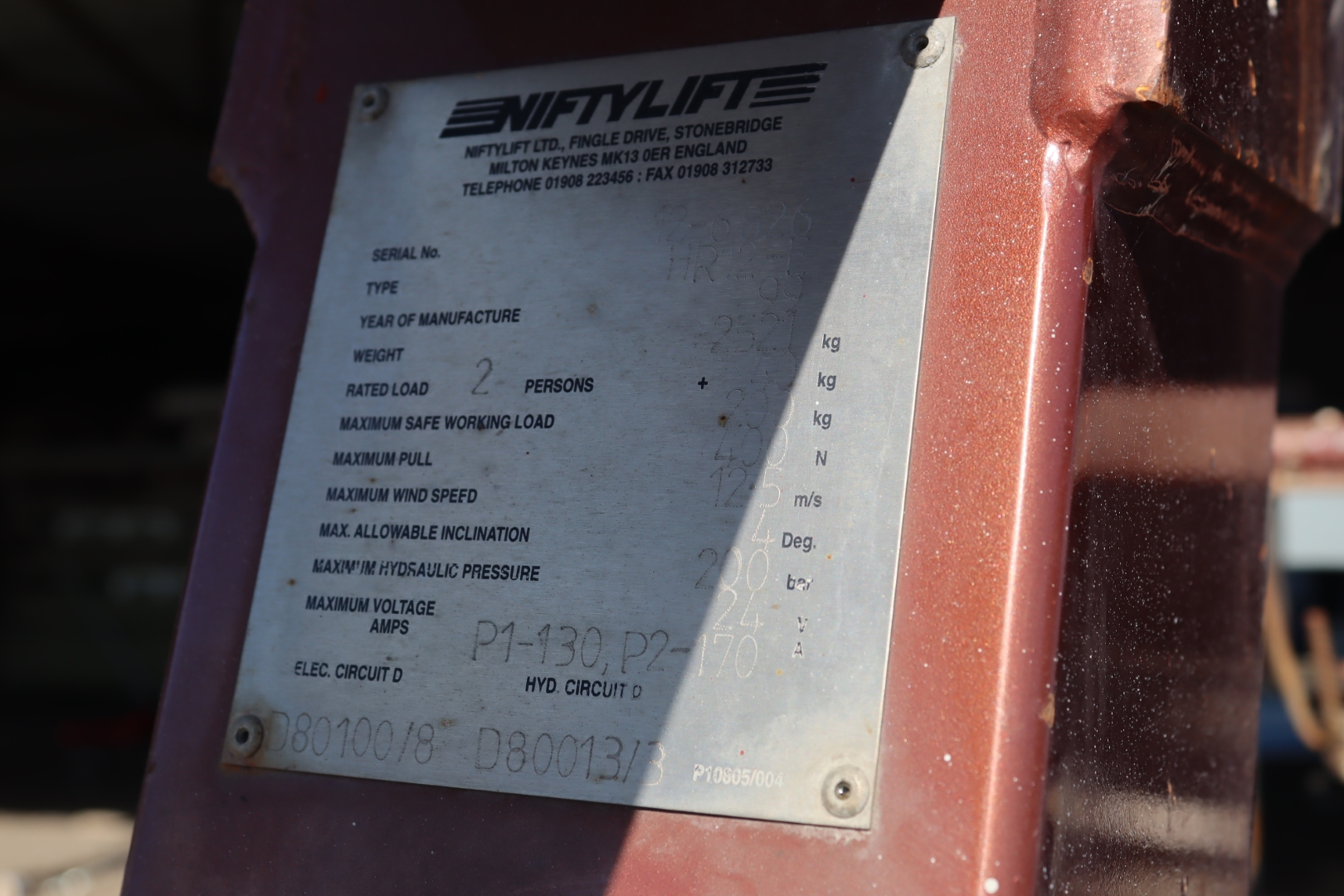 Niftylift Height Rider 12 - PS Auction - We value the future - Largest ...