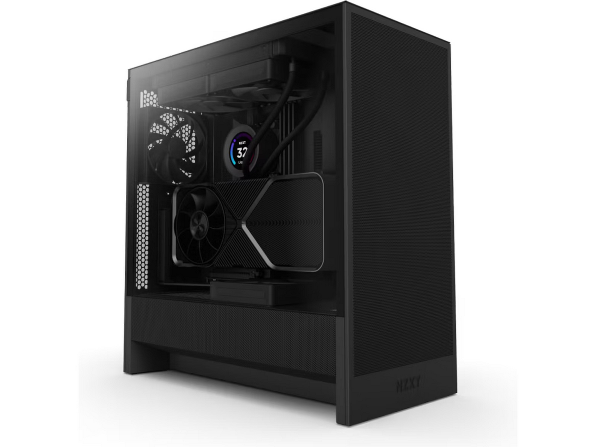 Chassi NZXT H5 Flow Mid Tower (svart) - Auktioner online - Nätauktioner ...