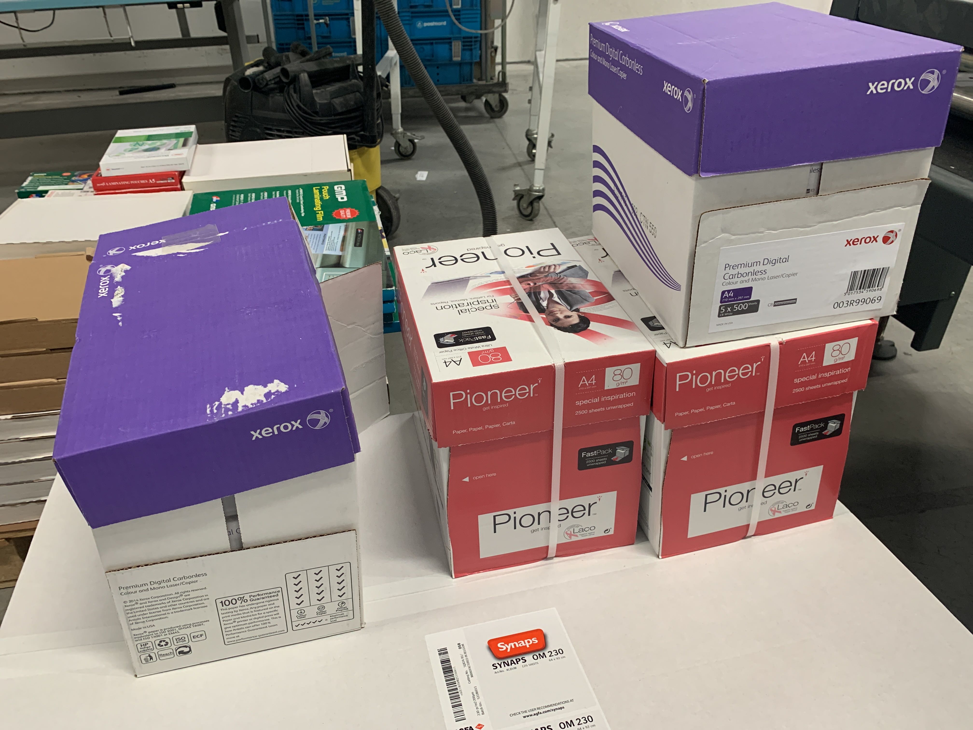 Printer paper about 30 boxes - PS Auction - We value the future ...