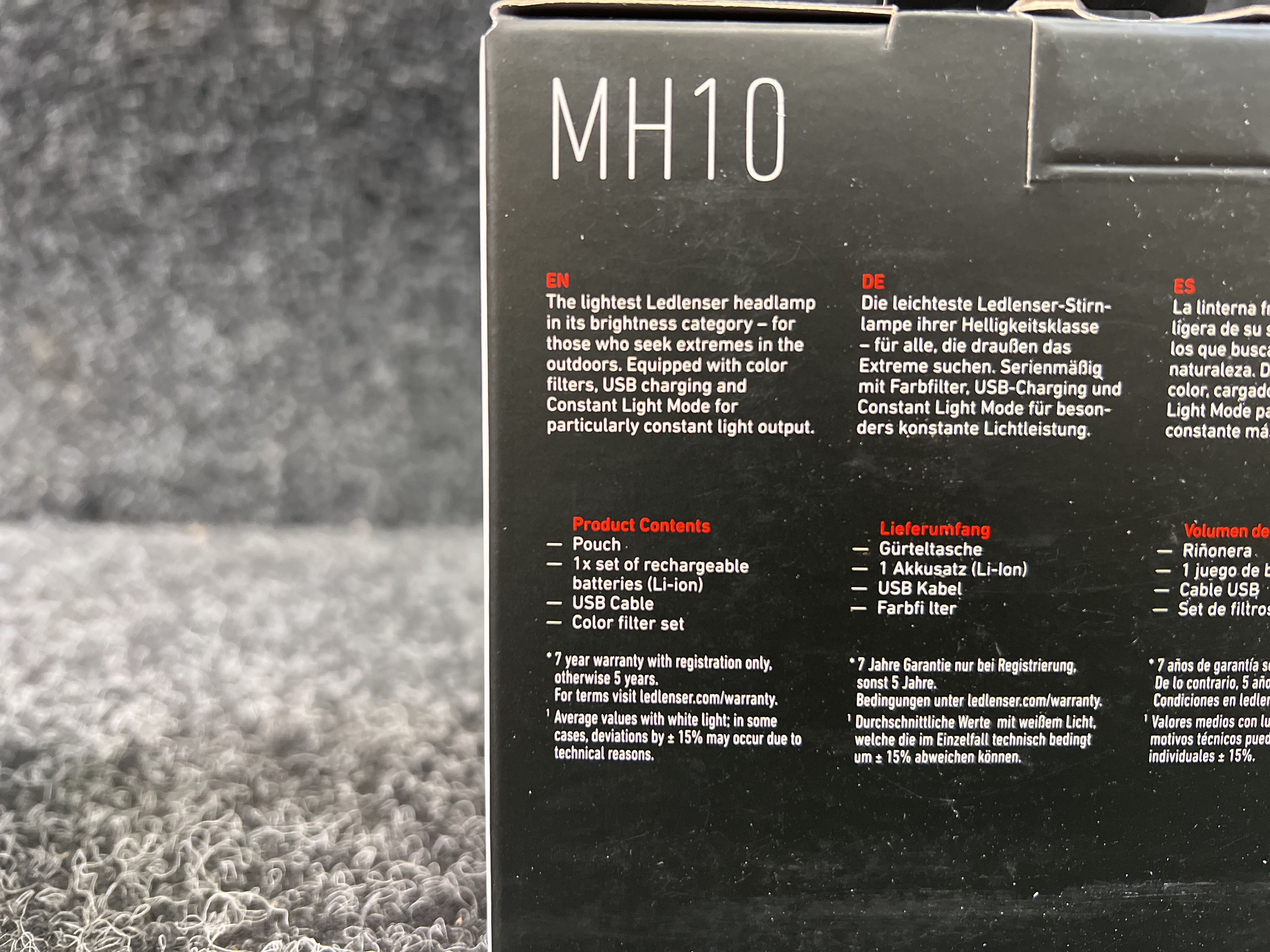 2 st Pannlampor Ledlenser MH10 - Auktioner online - Nätauktioner & Konkursauktioner | PS Auction