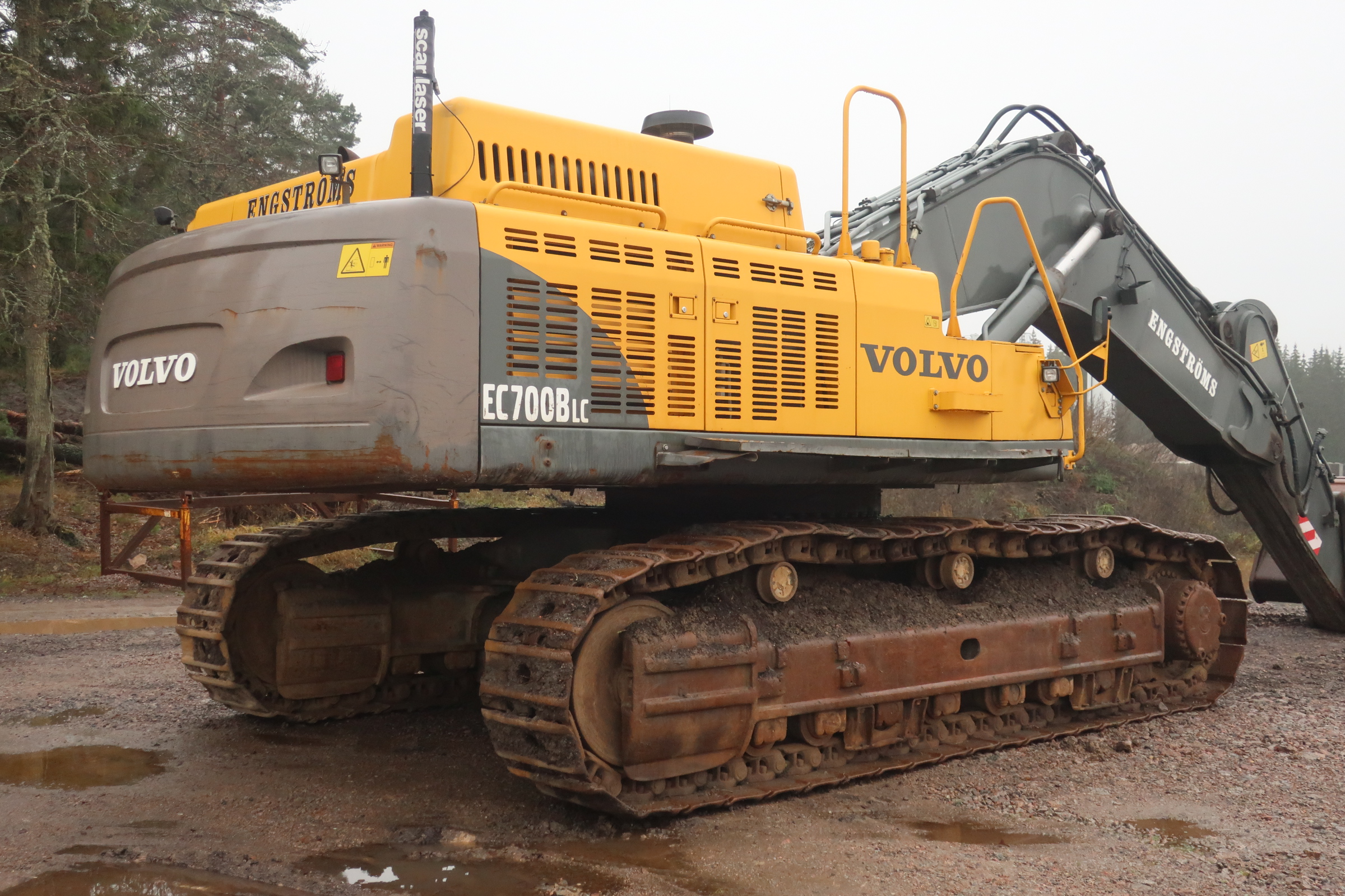 Crawler excavator, Volvo EC700B lc, approx 8000h -2006 - PS Auction ...