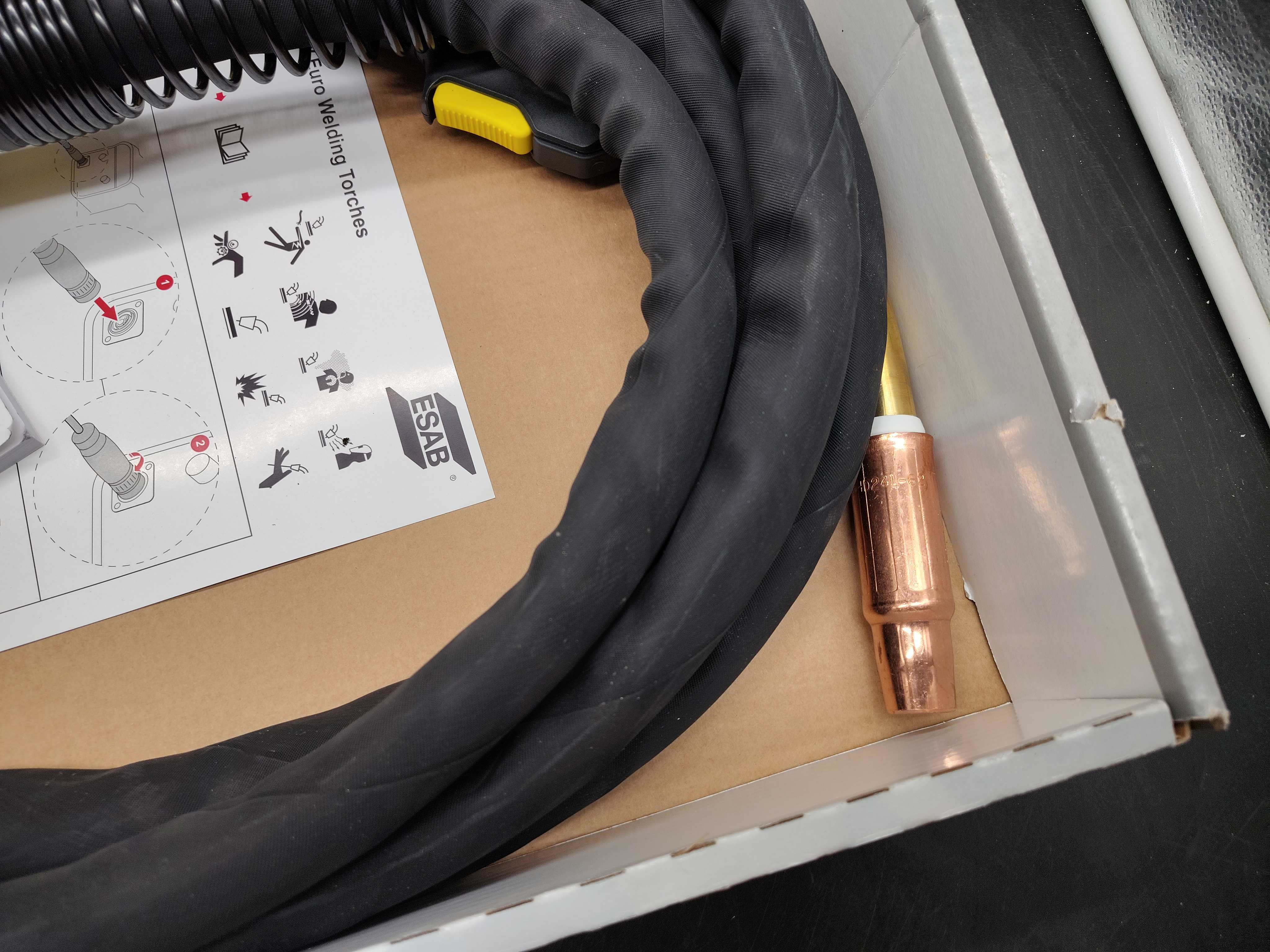 MIG-svetsbrännare, st, ESAB, Exeor MIG 4.0 G2 BX, 5 m - Auktioner ...