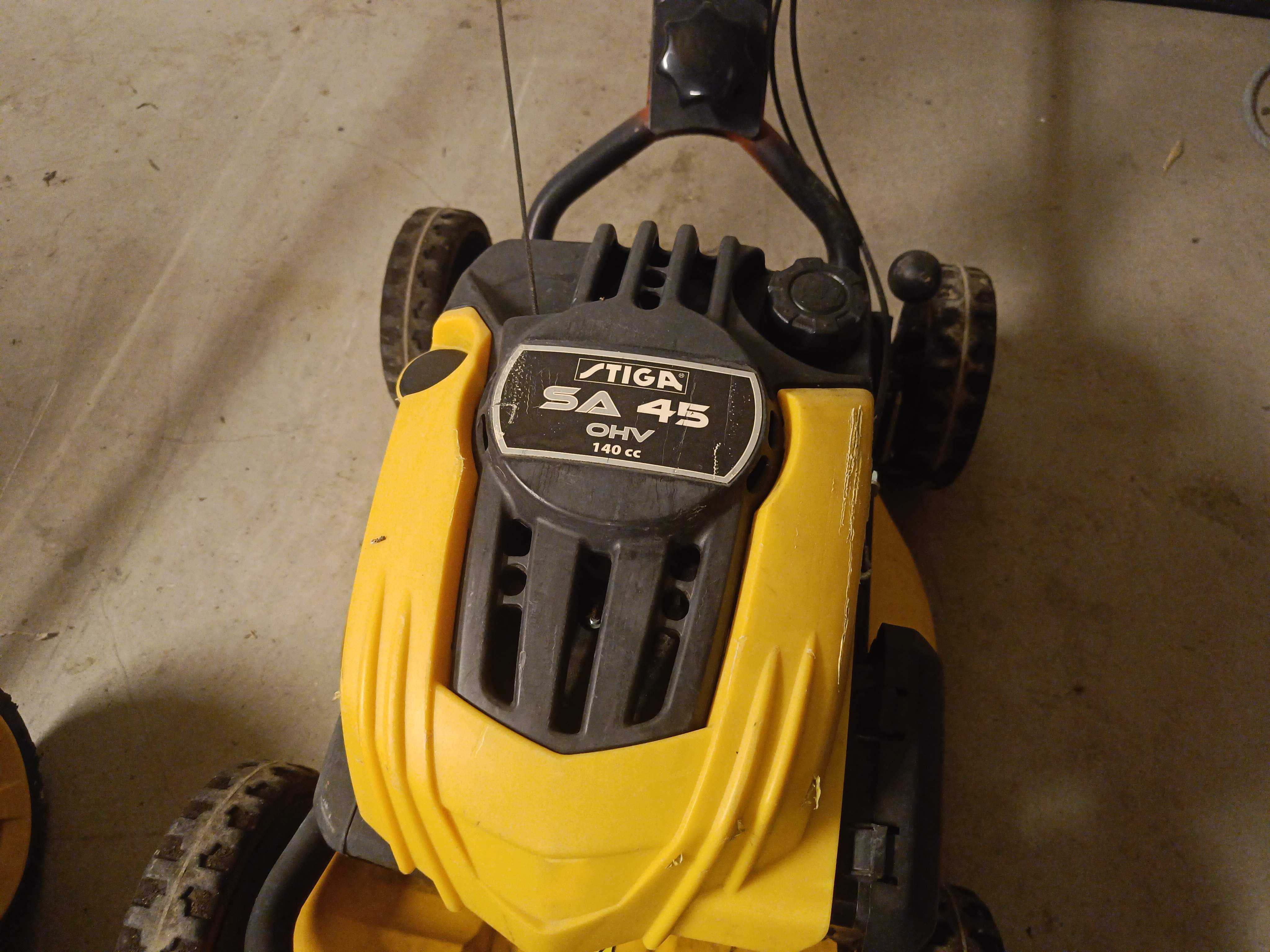 2 Stiga lawnmower rope objects - PS Auction - We value the future ...