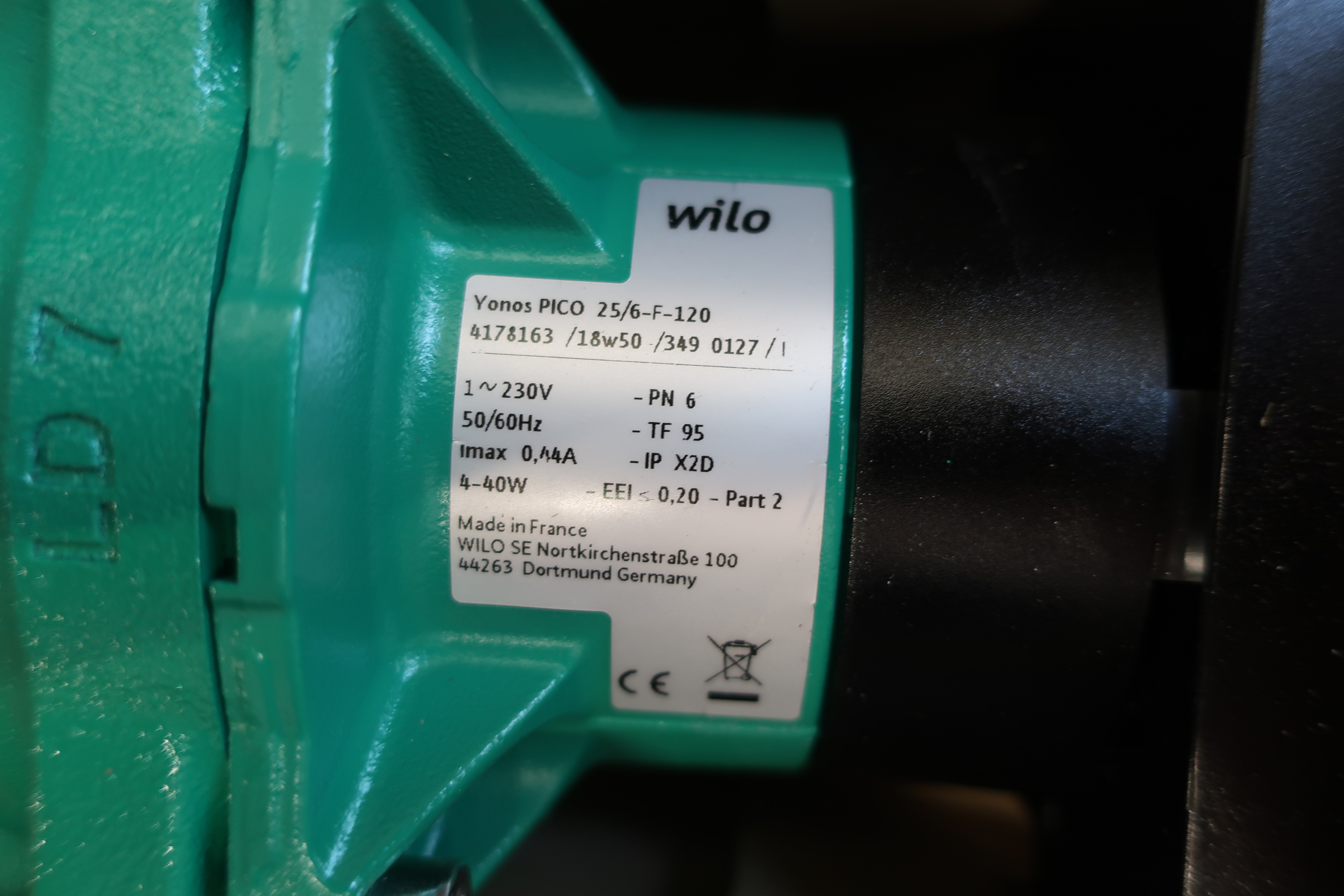 Cirkulationspump Wilo-Yonos PICO 25/6-F-120 - Auktioner online ...