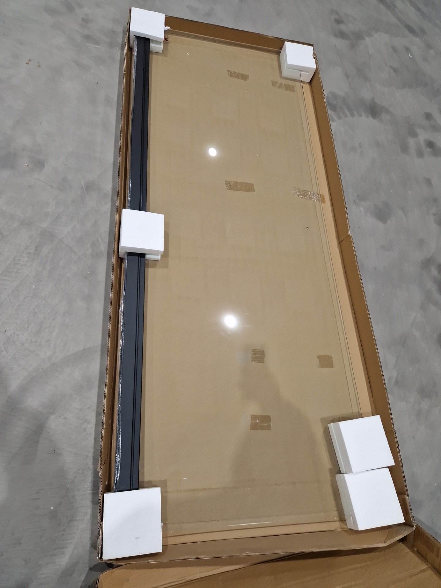 Shower screen Alterna Lussob black 80 - PS Auction - We value the ...