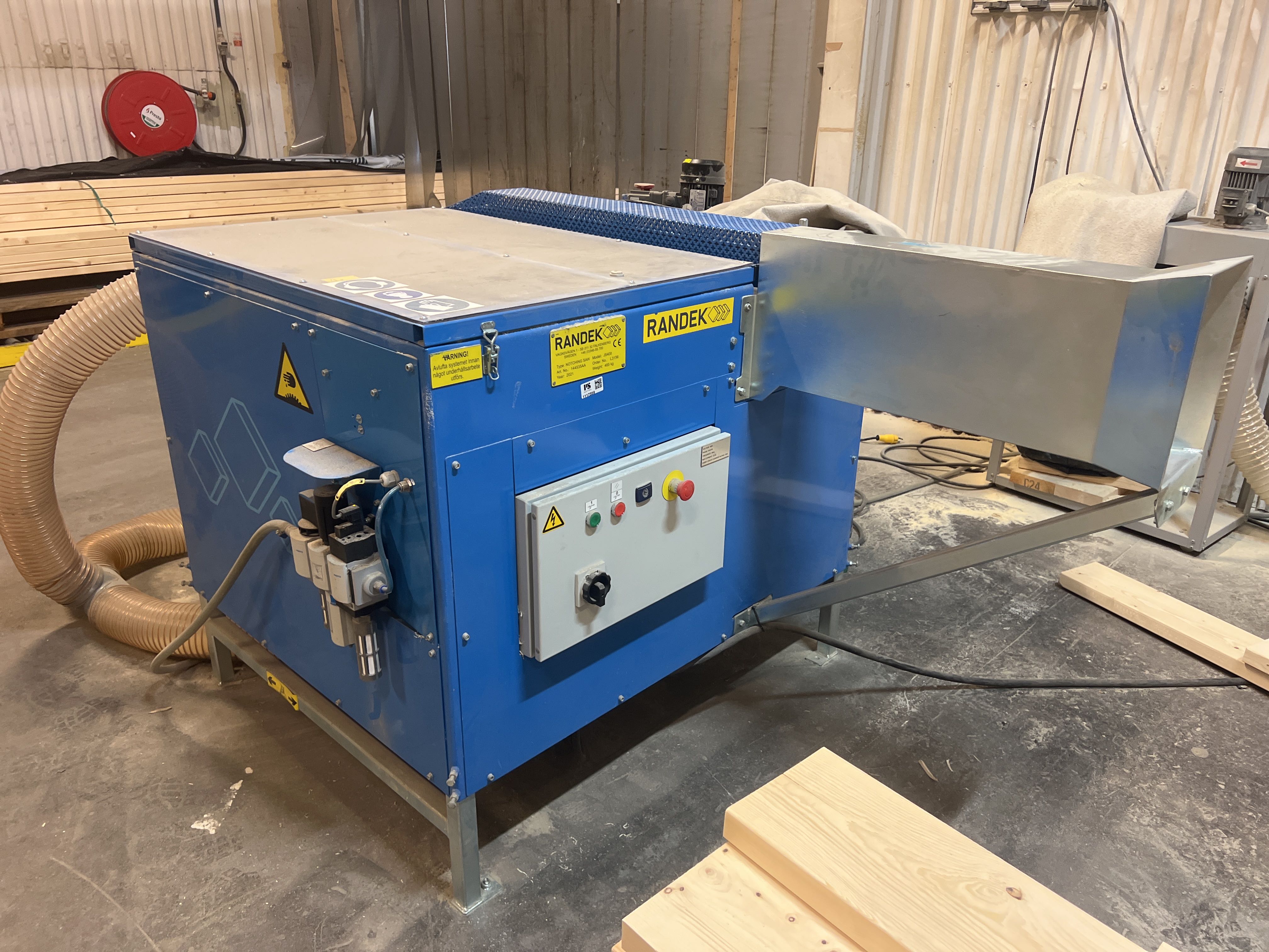 Jacking saw Randek JS 400 -2021 with chip extraction - PS Auction - We ...