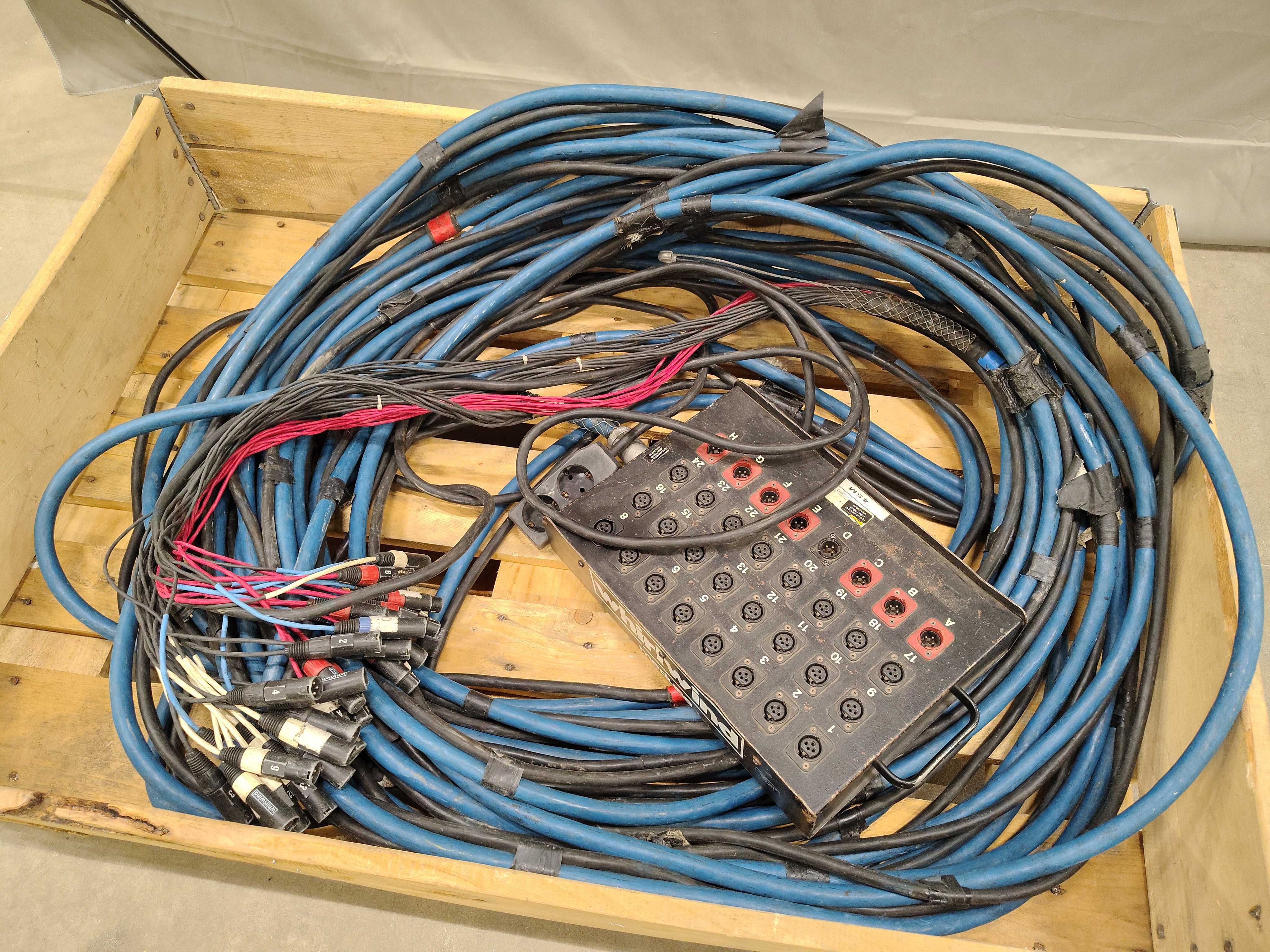 Multikabel / Stagebox – ca 45 meter - Auktioner online - Nätauktioner ...