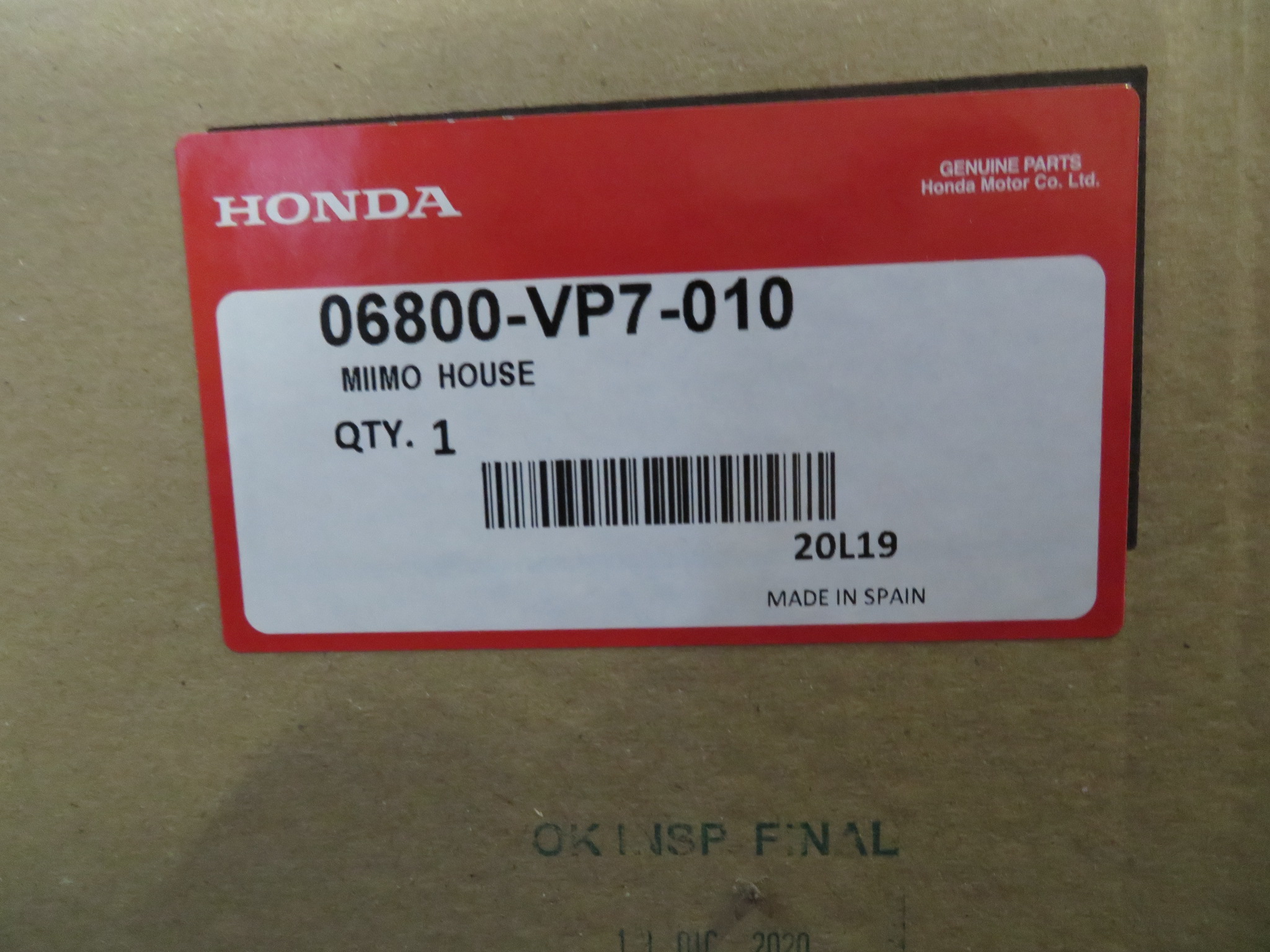 Automowerhus Honda -Mimo 06800-VP-010 - Units - Ledande på konkursauktioner