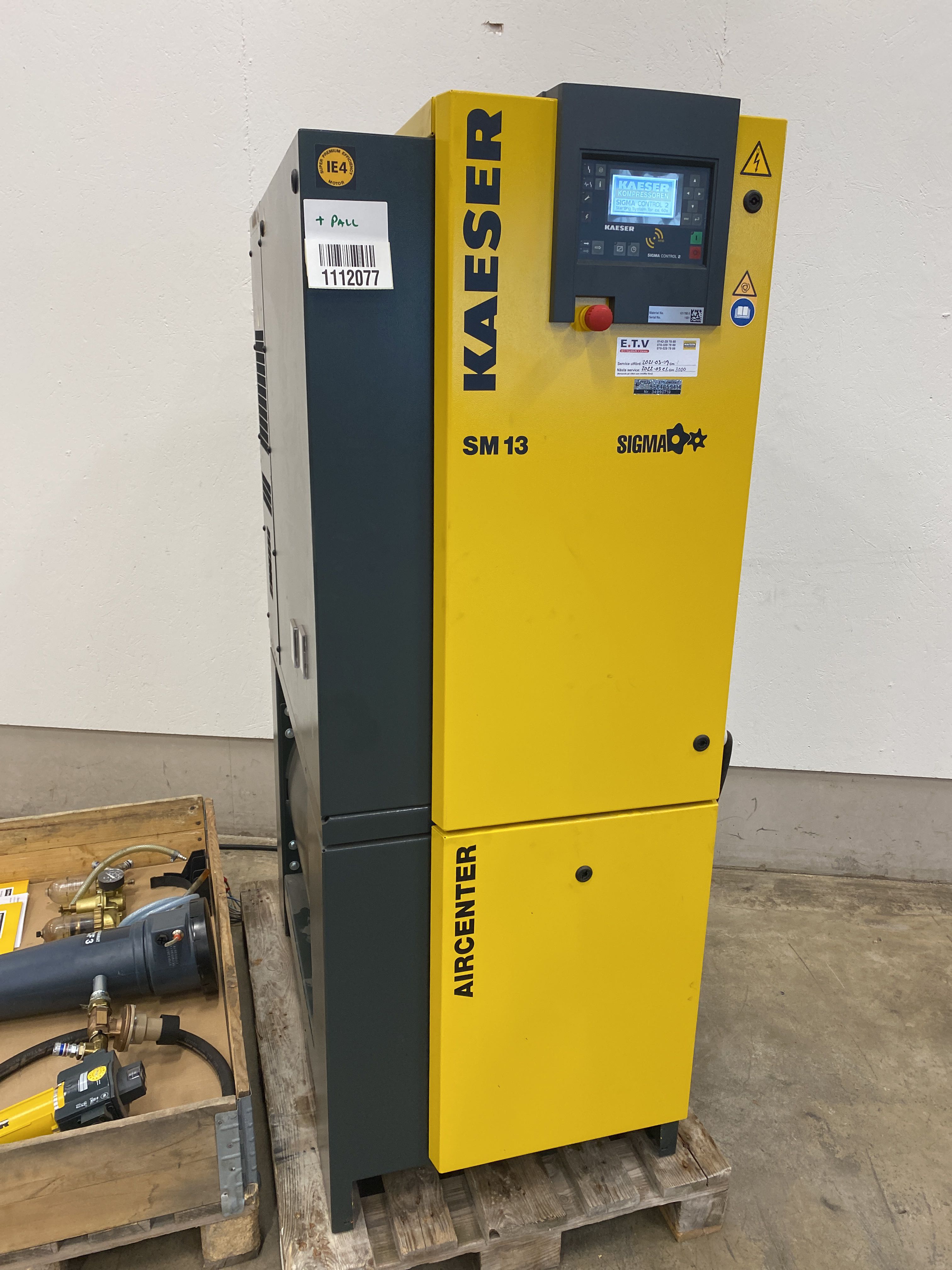 Skruvkompressor Kaeser Aircenter SM13 -2021 - Auktioner online ...