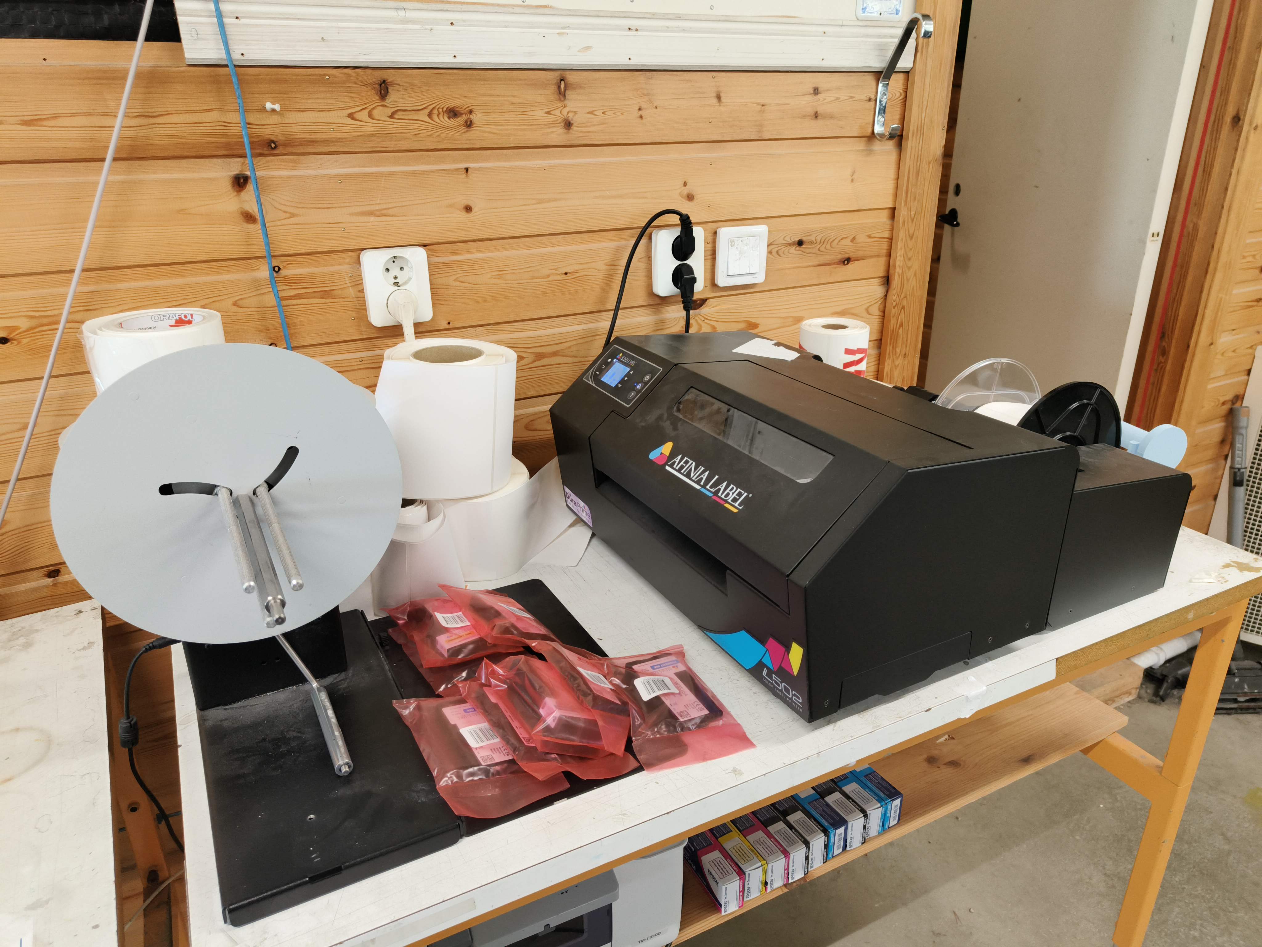 Ettikettskrivare med tillbehör Afinia Label L502 - Auktioner online ...