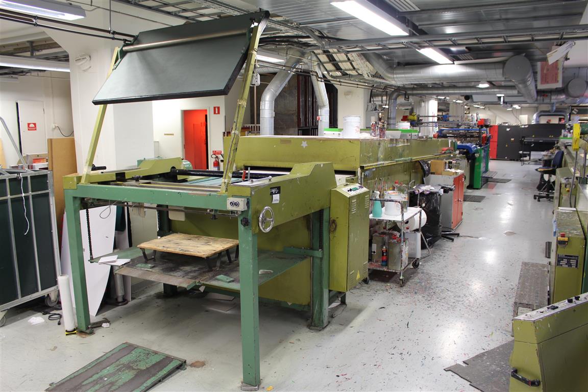Screen printing line # 1 Svecia Printmaster MK2 - PS Auction - We value ...