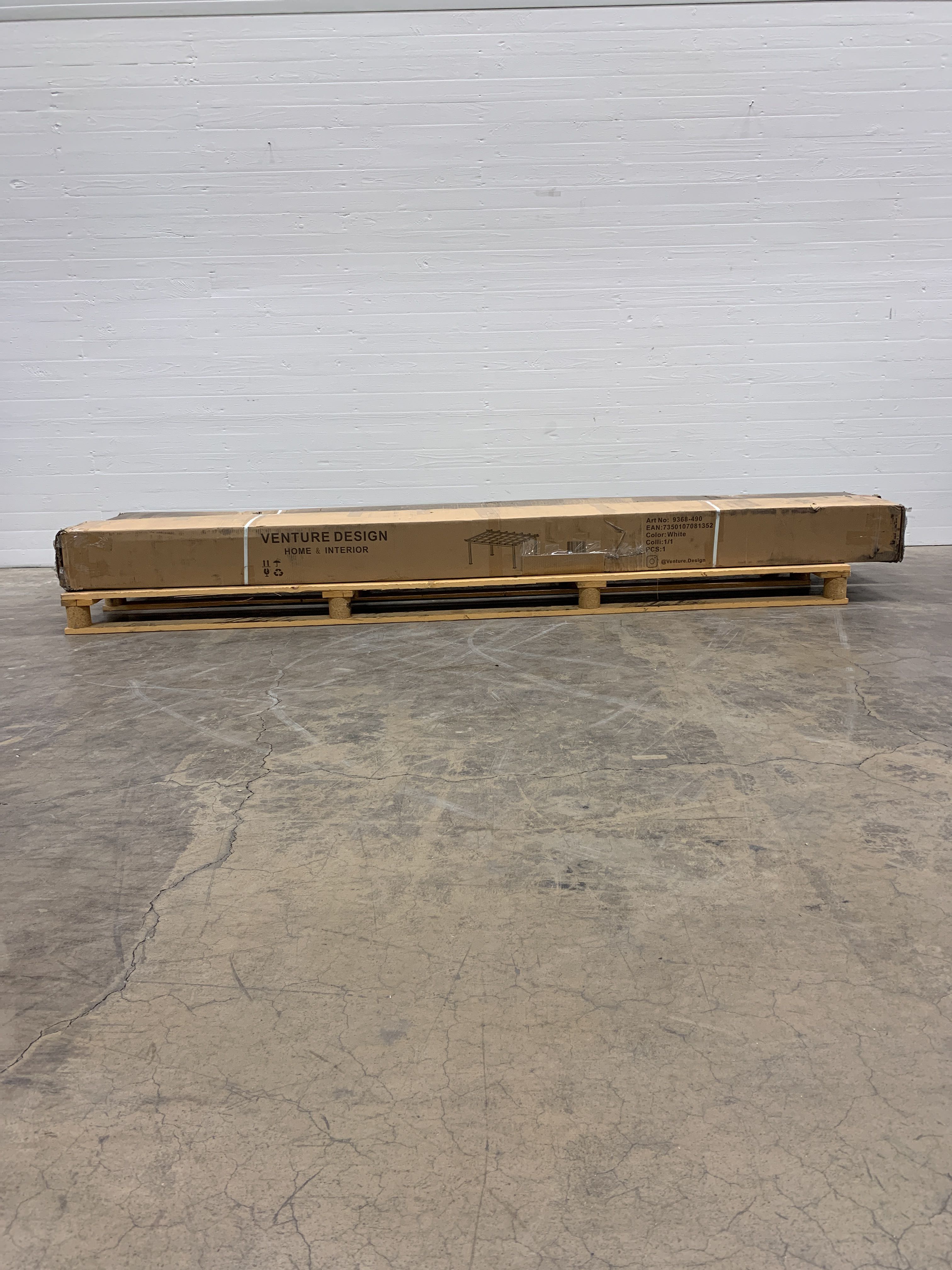 Pergola Cello Leon i vit polyester 395x245 cm - Auktioner online ...