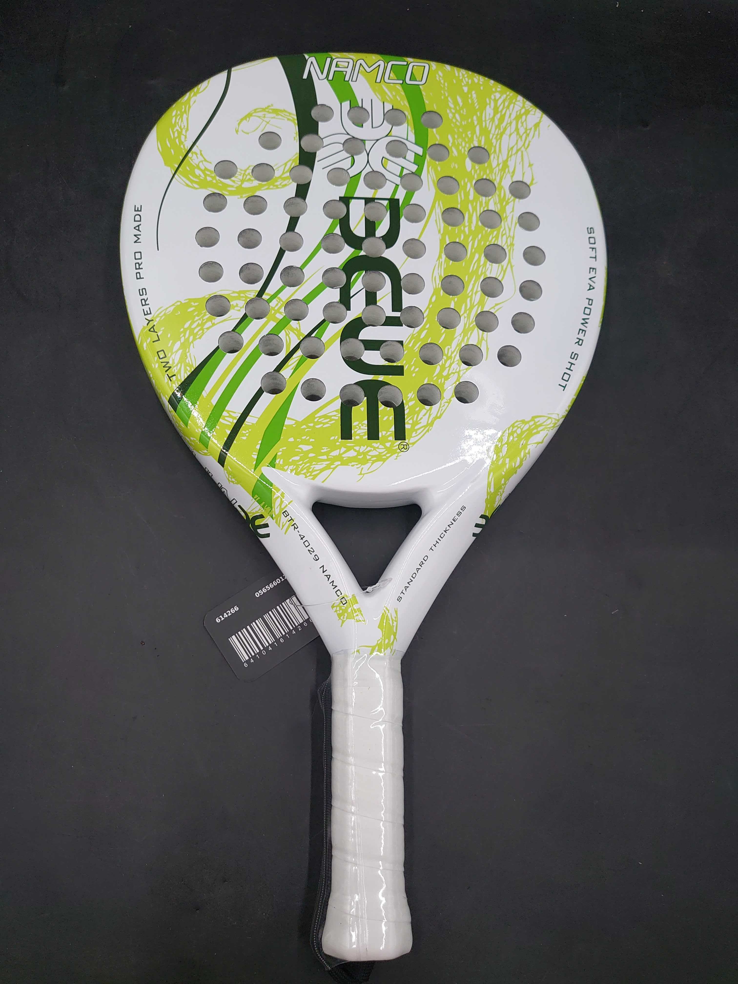 12 pcs Bewe Wintop padel racket carbon fiber, white/green - Shipping ...