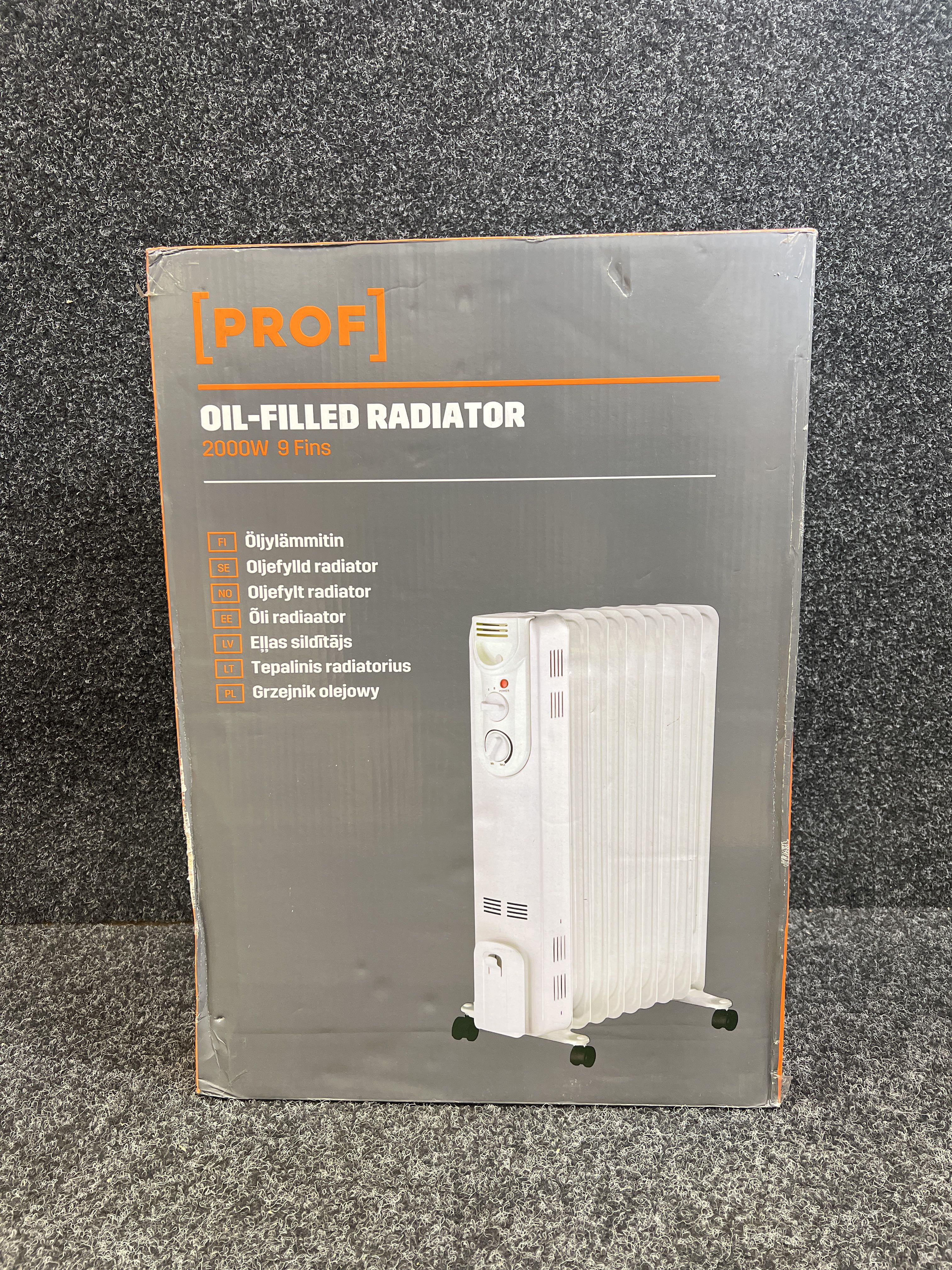 Oljefylld Elradiator Prof 2000W - Auktioner online - Nätauktioner ...