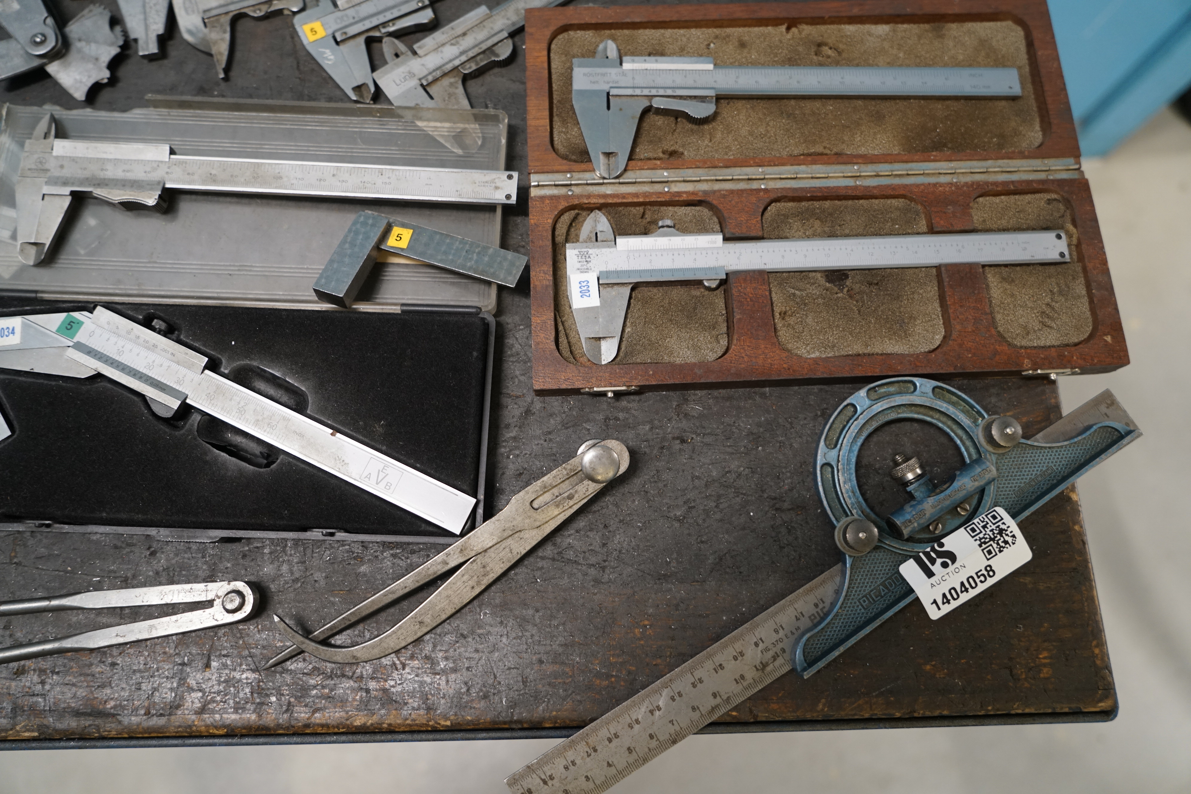 Measuring tool set – Calipers, compasses, protractors, etc. - PS ...