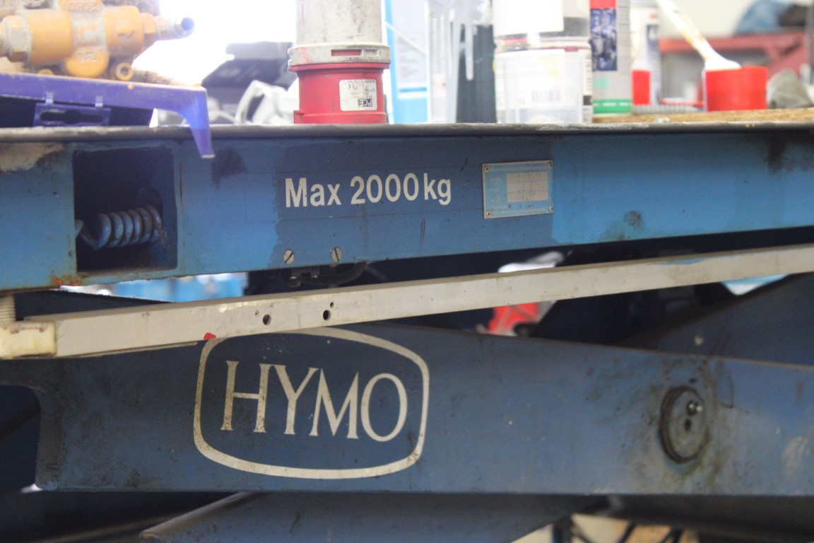 Electric lift table Hymo on wheels, 2000kg (126x188cm) - PS Auction ...