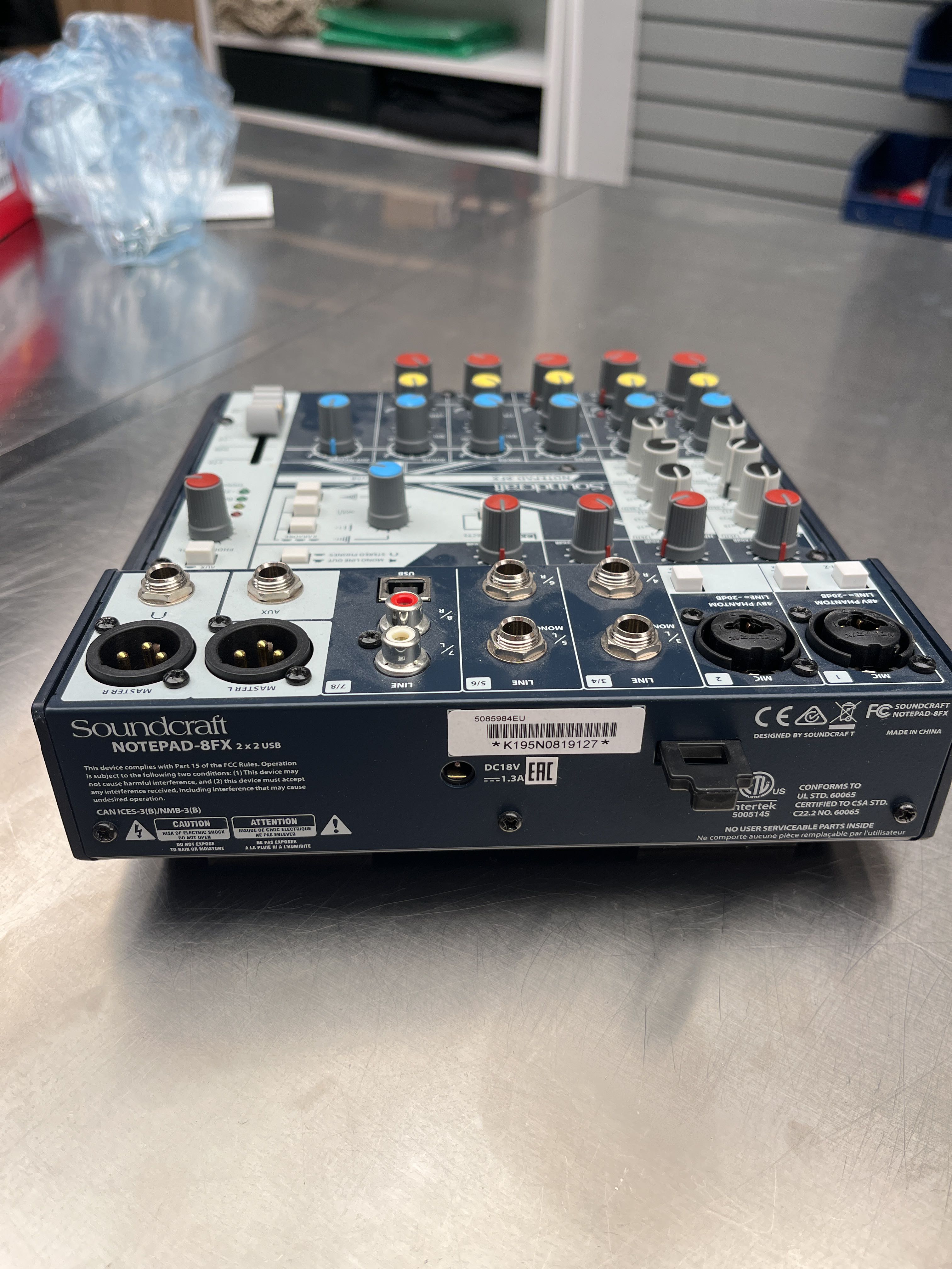 Ljudmixer – Soundcraft Notepad-8FX - Auktioner online - Nätauktioner & Konkursauktioner | PS Auction