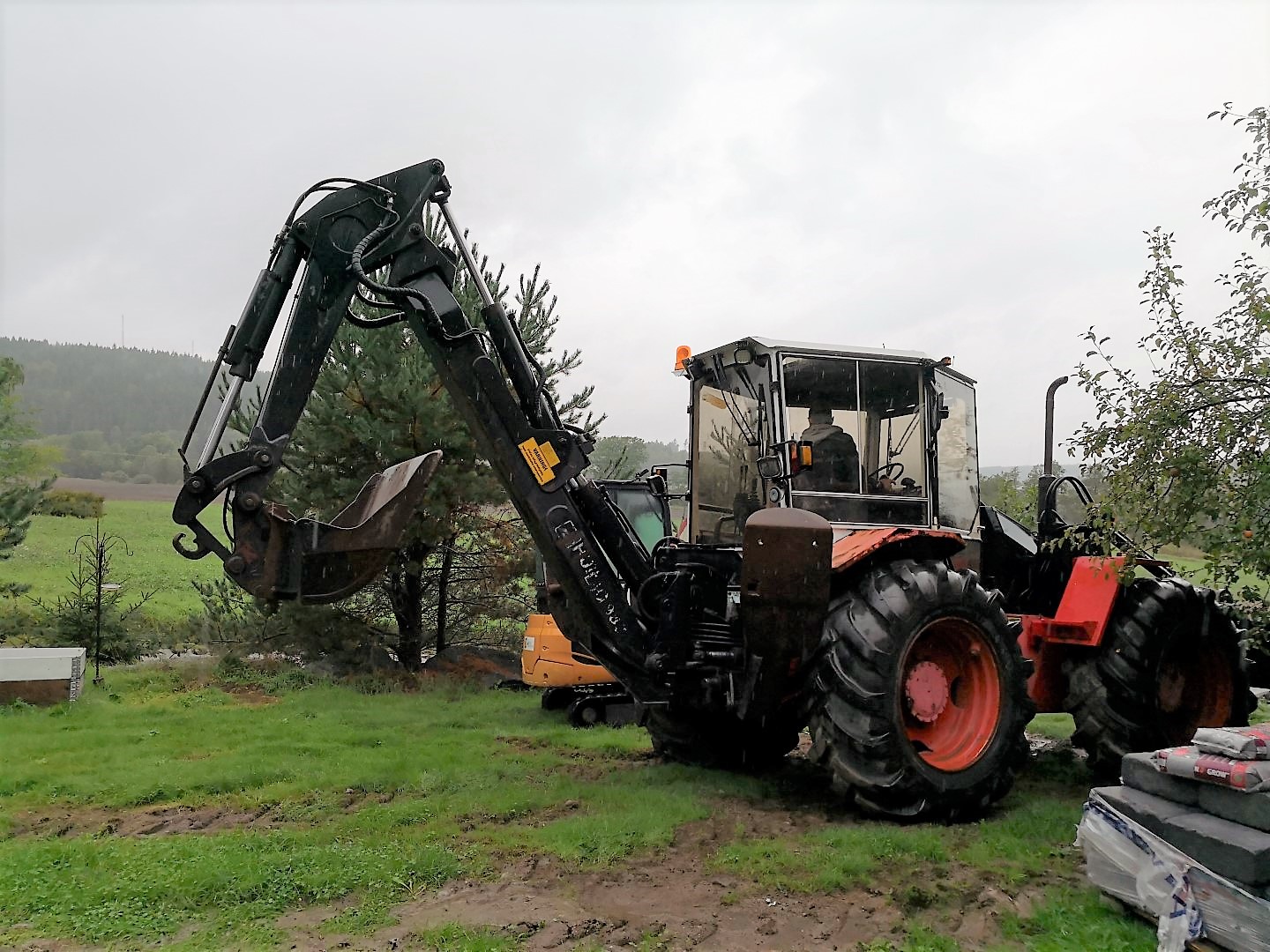 Backhoe loader Huddig 960 -1986 - PS Auction - We value the future ...
