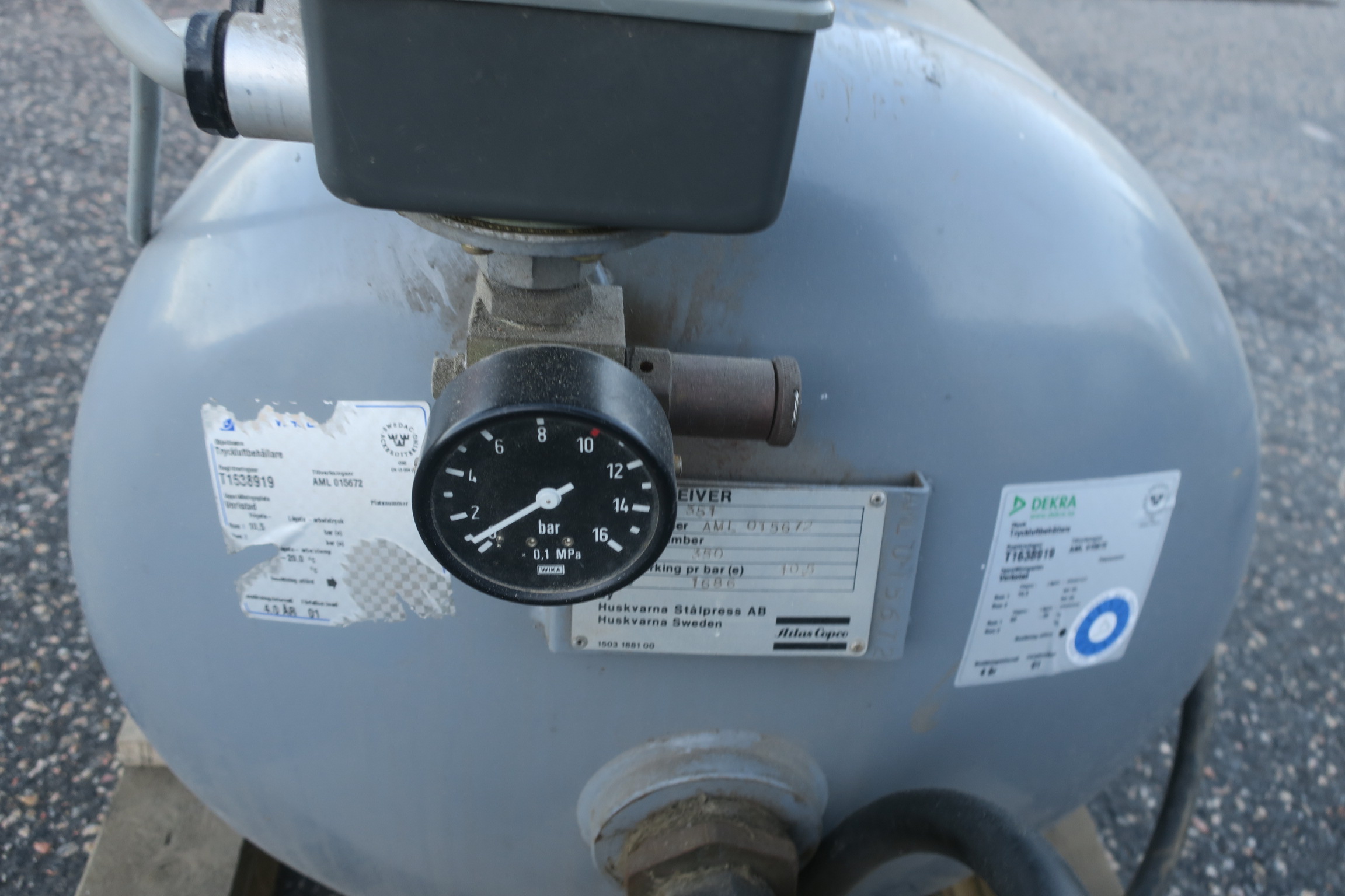 Tryckluftsbehållare Atlas Copco LC 351 - Auktioner online ...