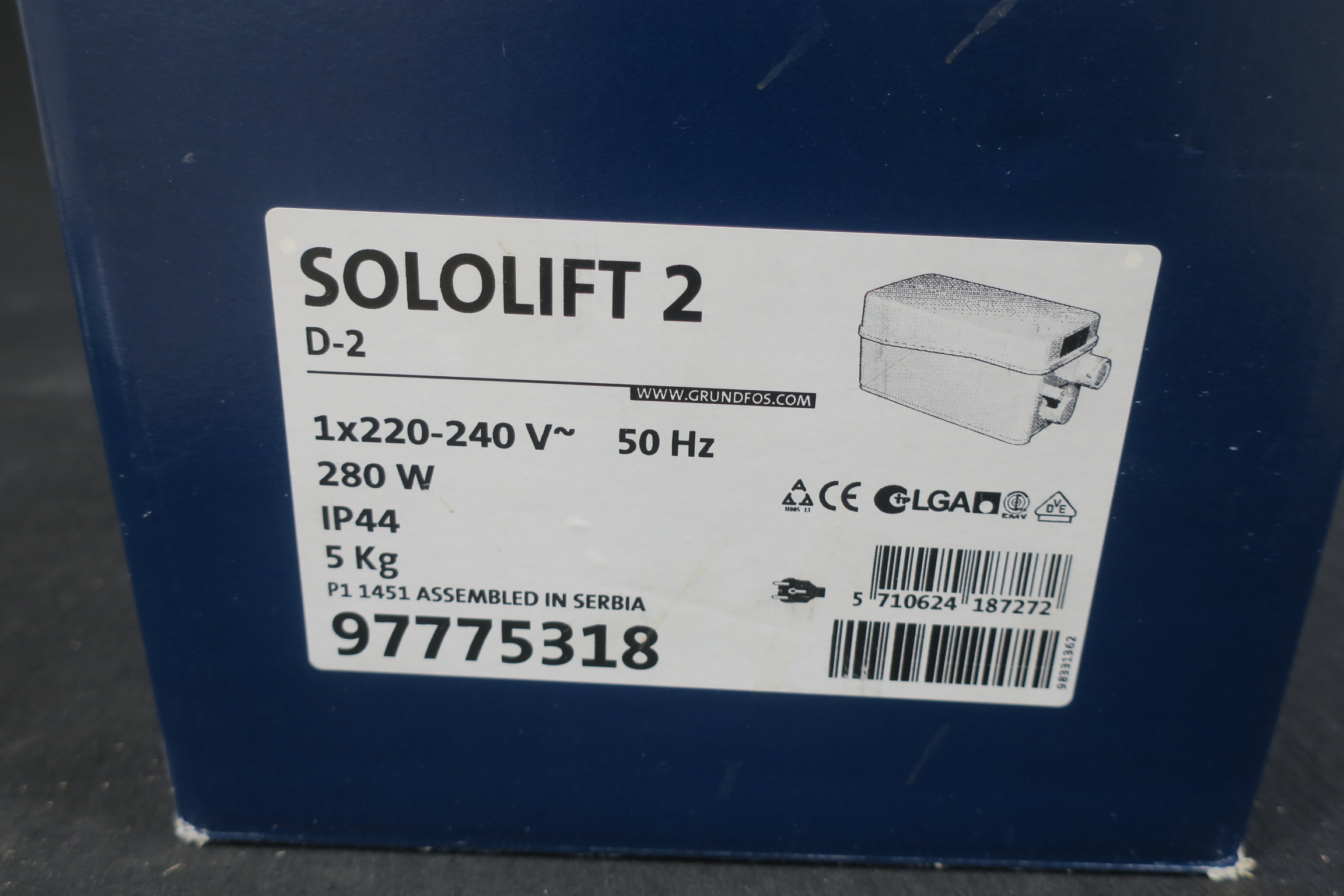 Avloppspump Grundfos sololift 2 D-2 - Auktioner online - Nätauktioner ...