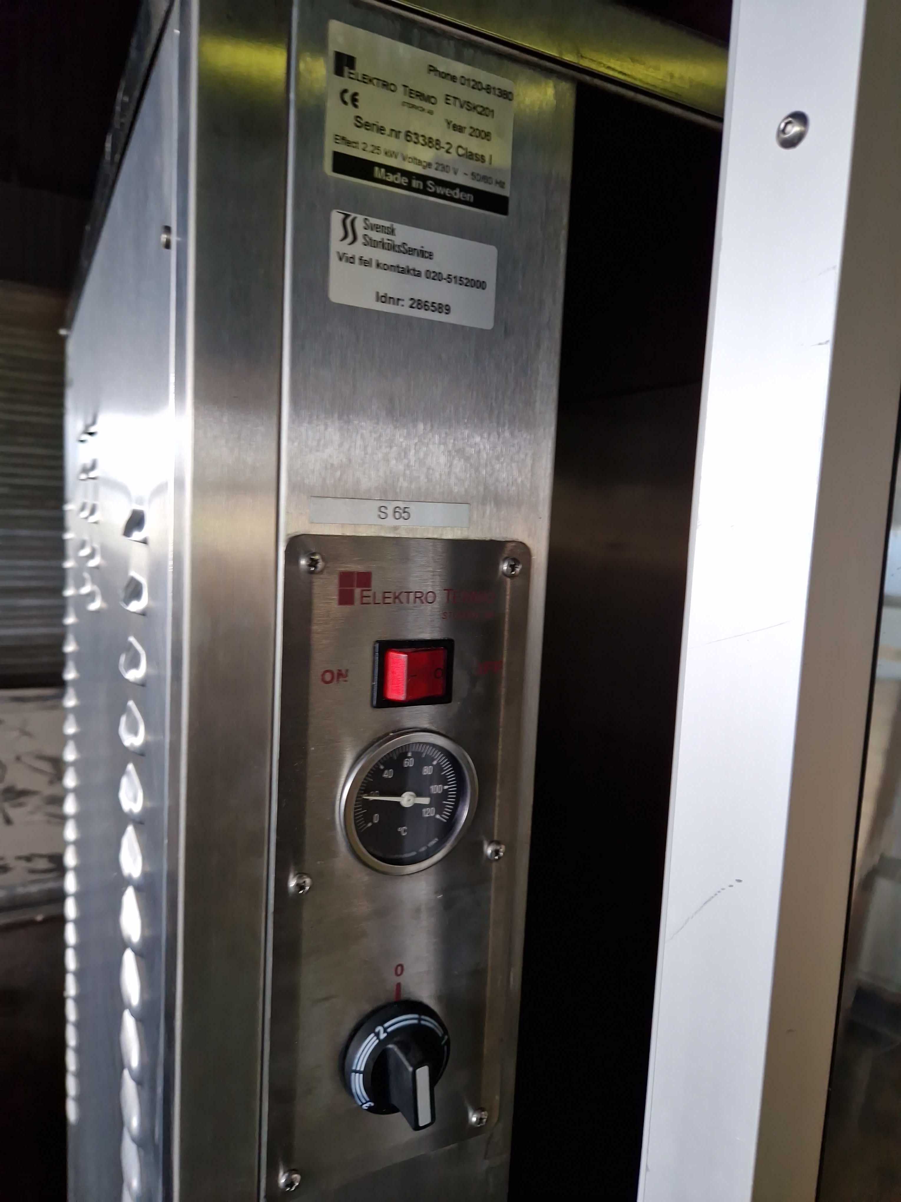 Heating cabinet Electro Thermo glass door - PS Auction - We value the ...