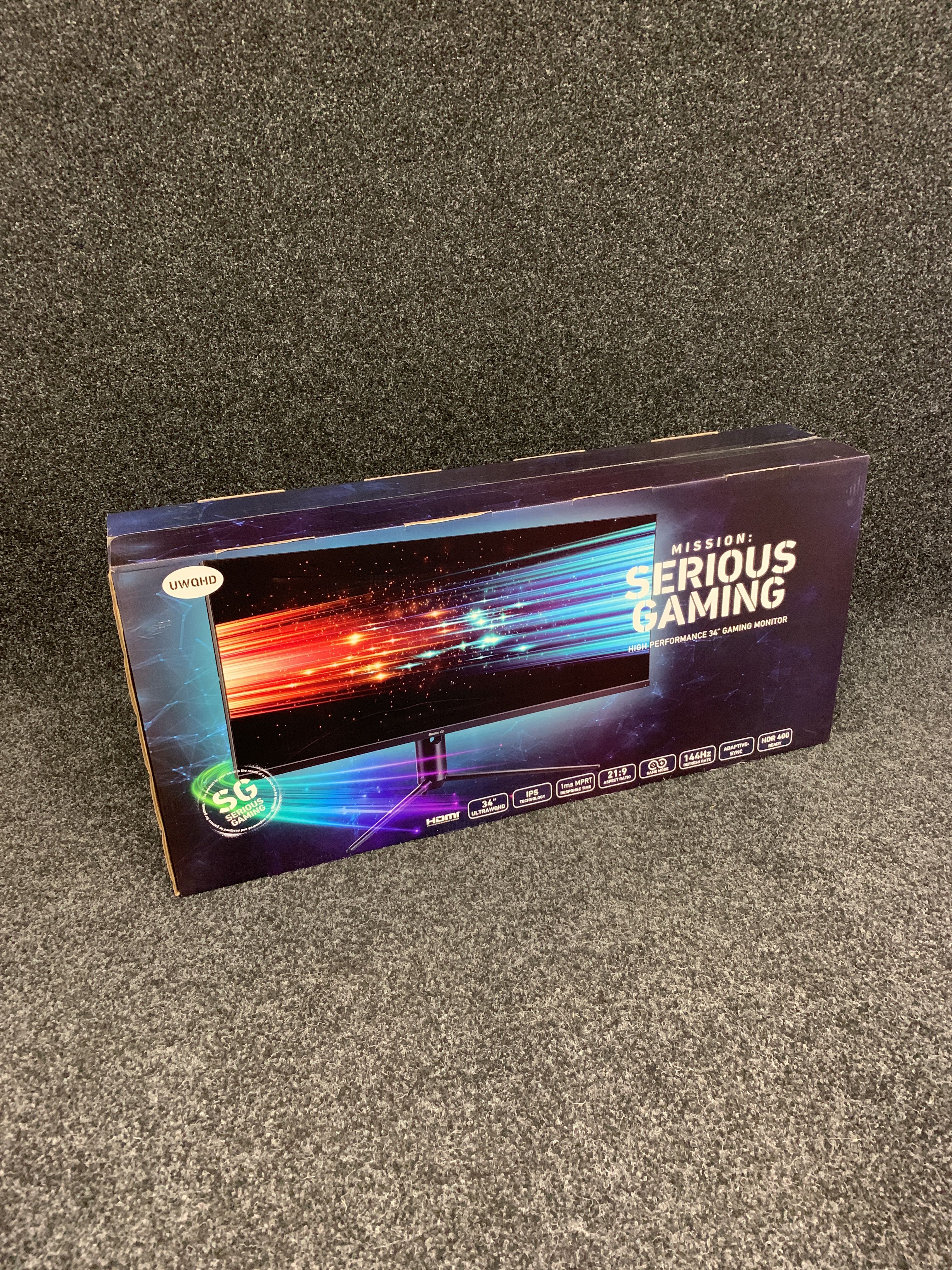34" 144 Hz UWQHD-skärm Mission SG MF34144UWQHD - Auktioner online ...