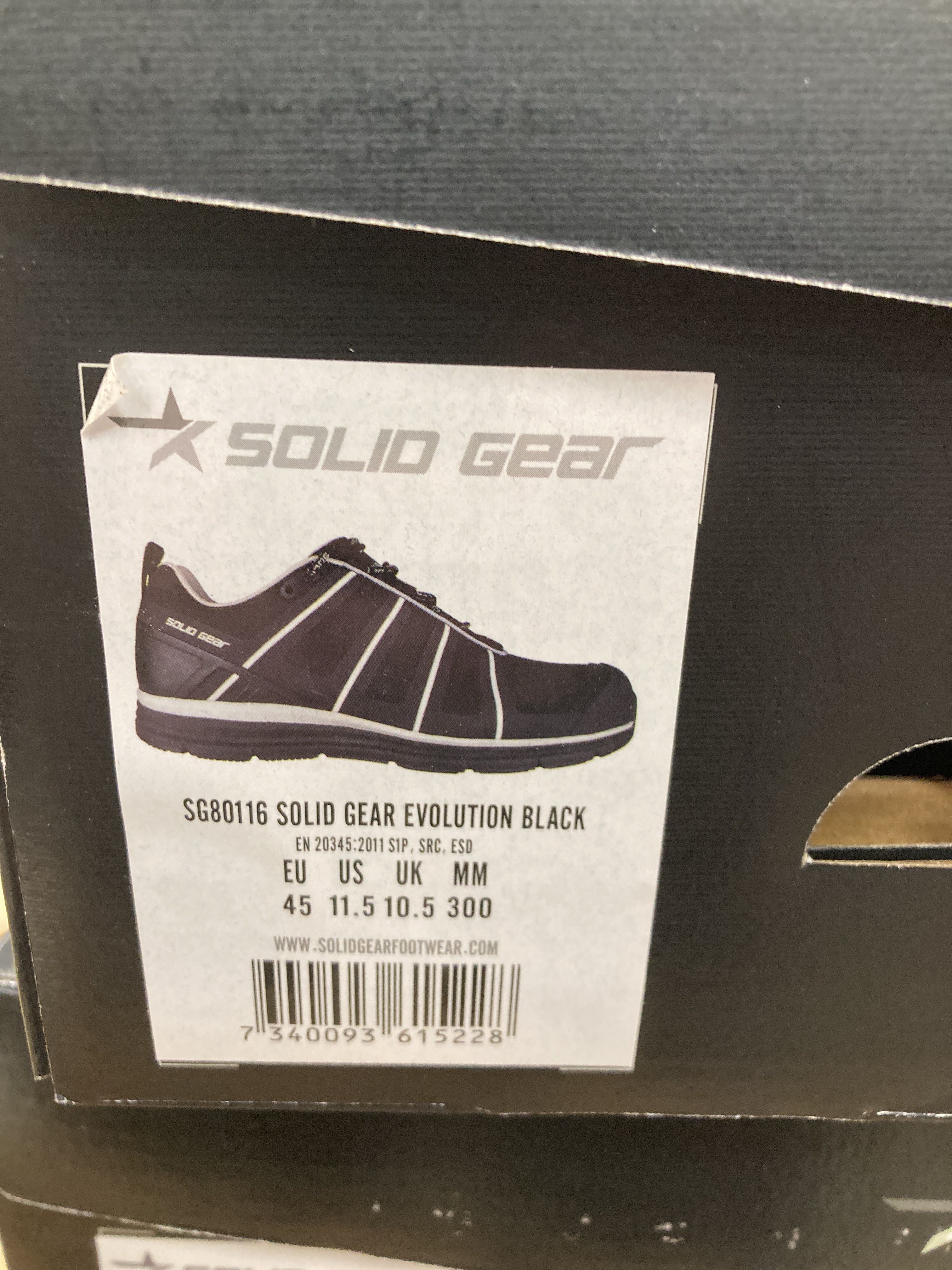 Skyddsskor Solid Gear Evolution S1P SRC ESD s.45 - Auktioner online - Nätauktioner ...