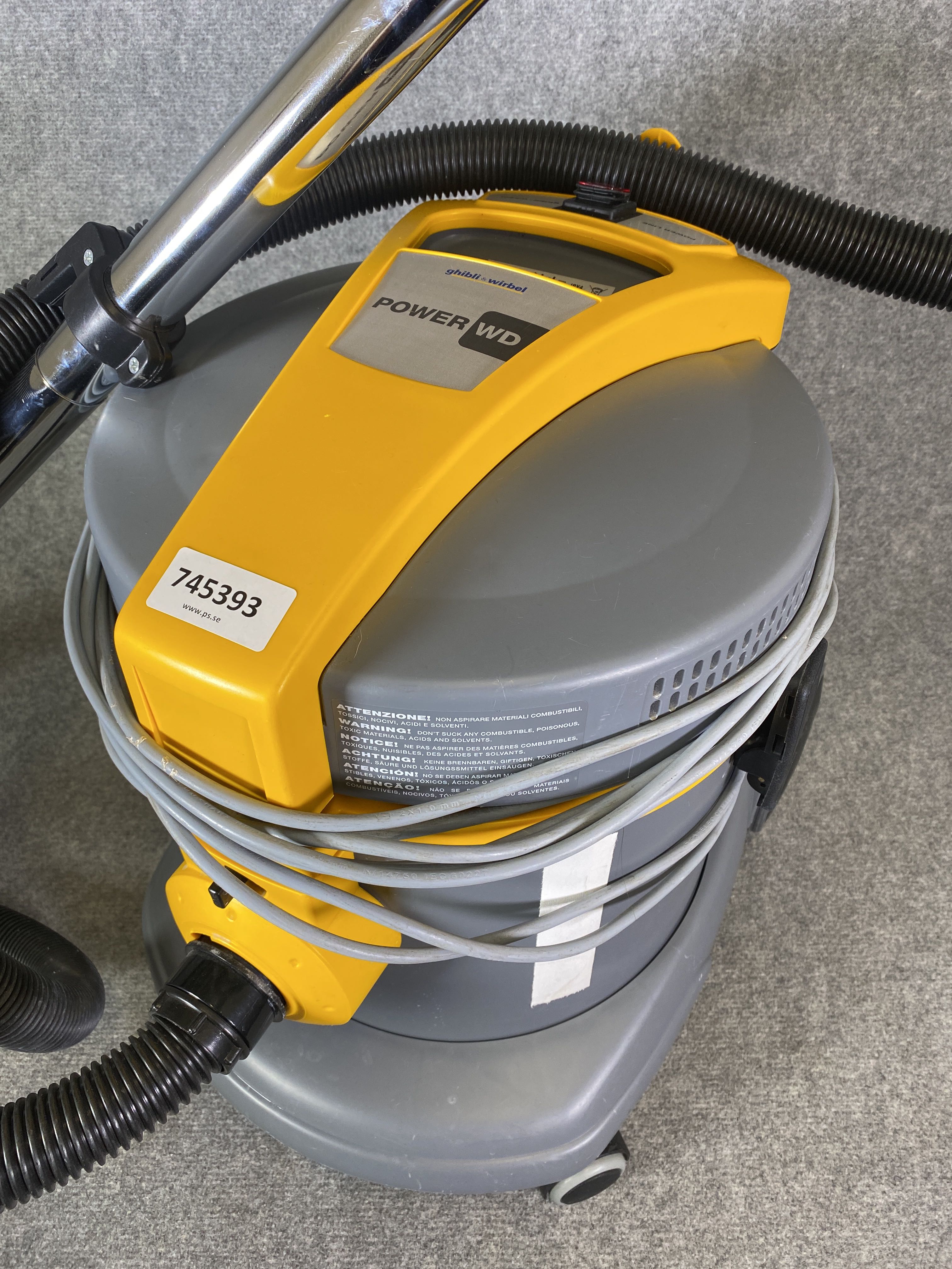 Wet and dry vacuum cleaners - Ghibli & Wirbel WD22.1 P - PS Auction ...