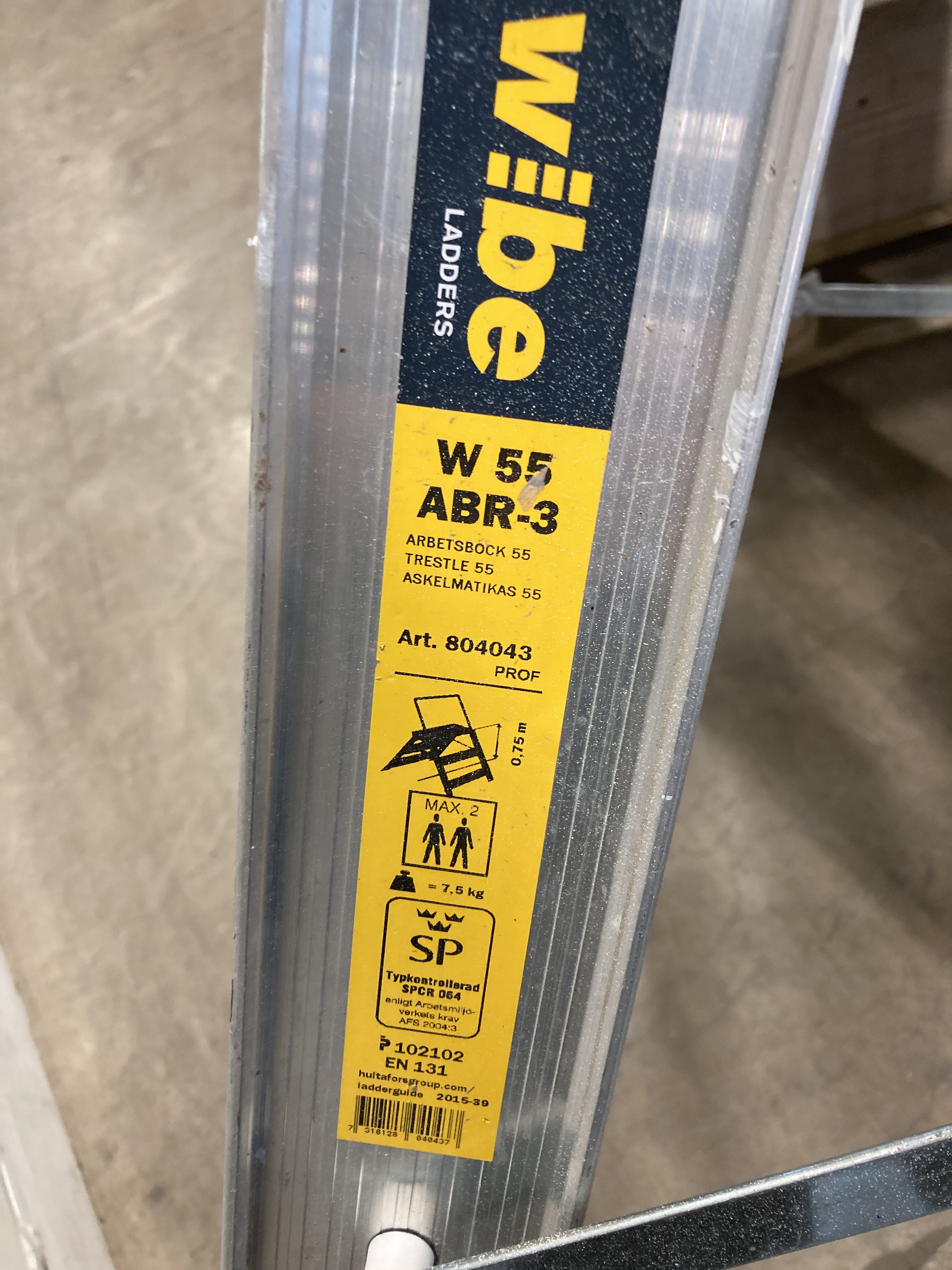 Arbetsbock Wibe W55 ABR-3 - Auktioner online - Nätauktioner ...