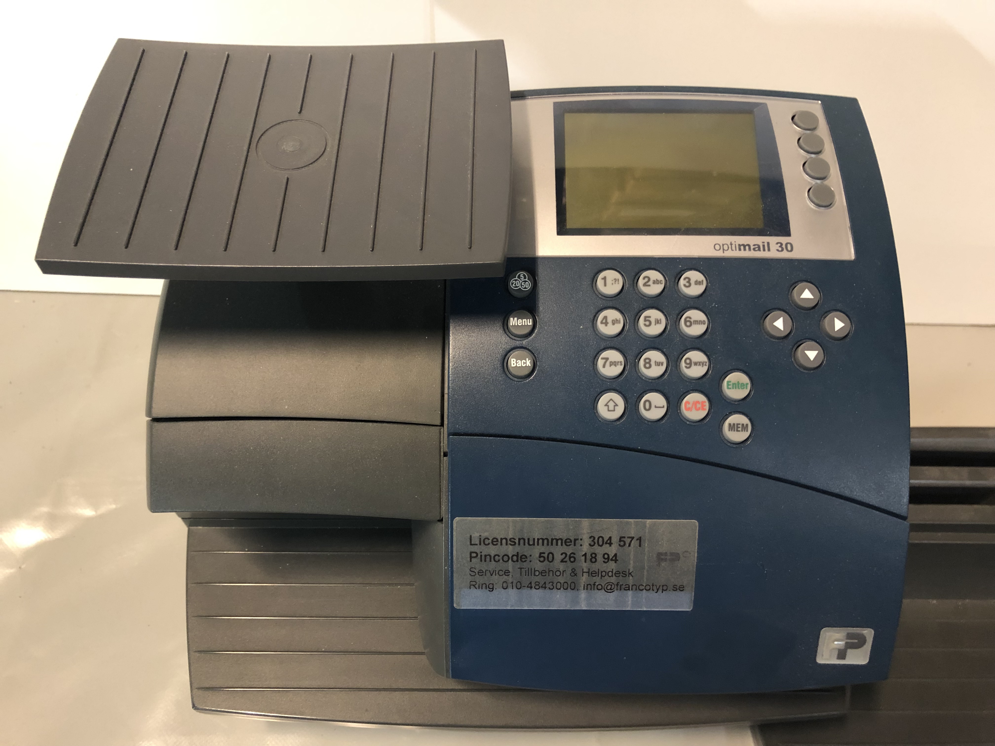 Franking Machine - Francotyp Postalia Optimail 30 - PS Auction - We ...