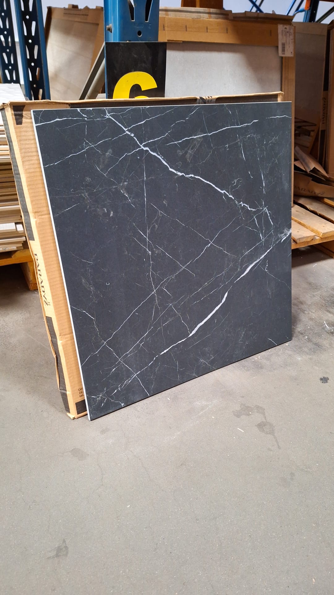 Black matte marble, granite ceramic, 100 square meters, 60x60 - PS ...