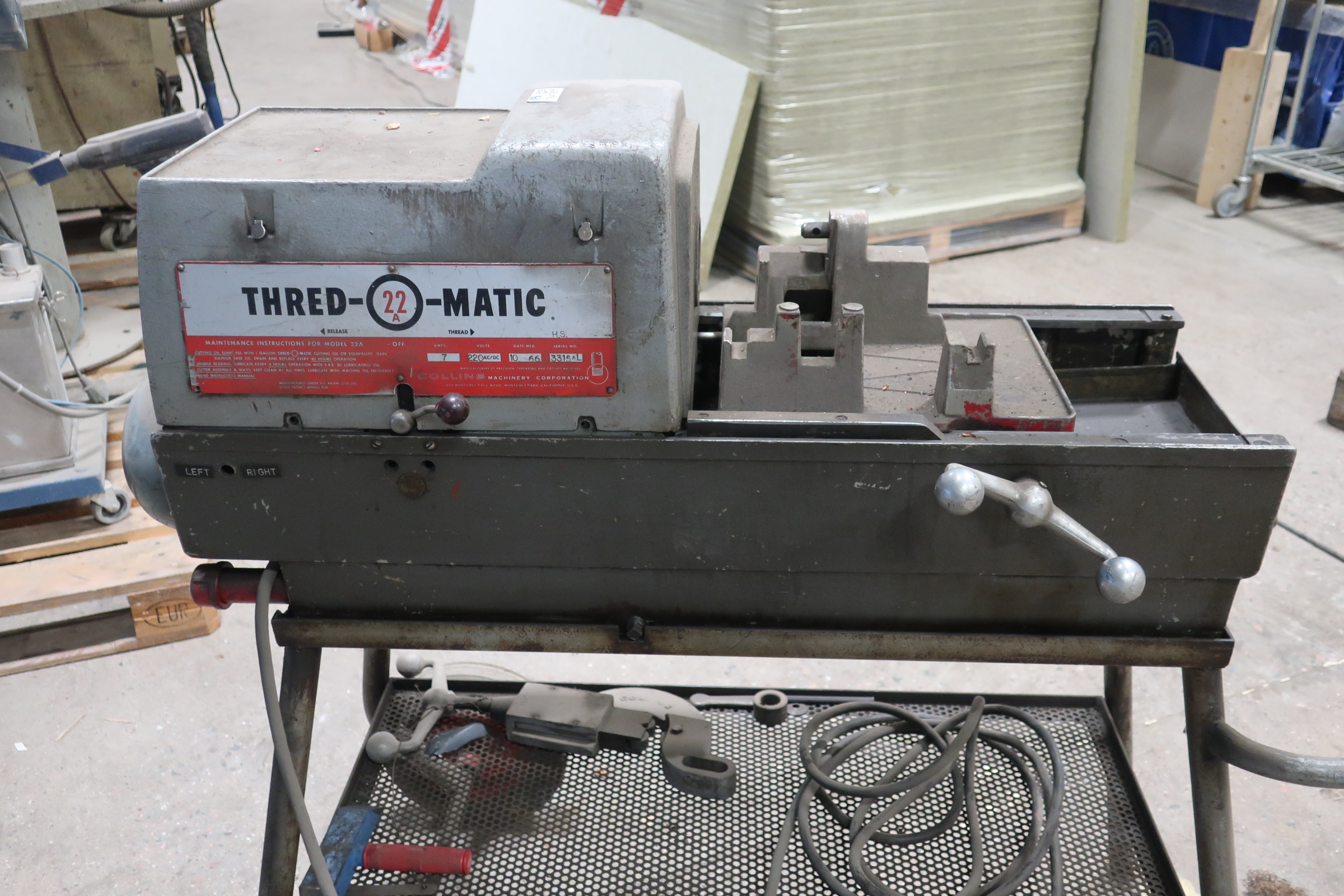Rothenberger Collins 22A Thread-O-Matic - PS Auction - We value the ...