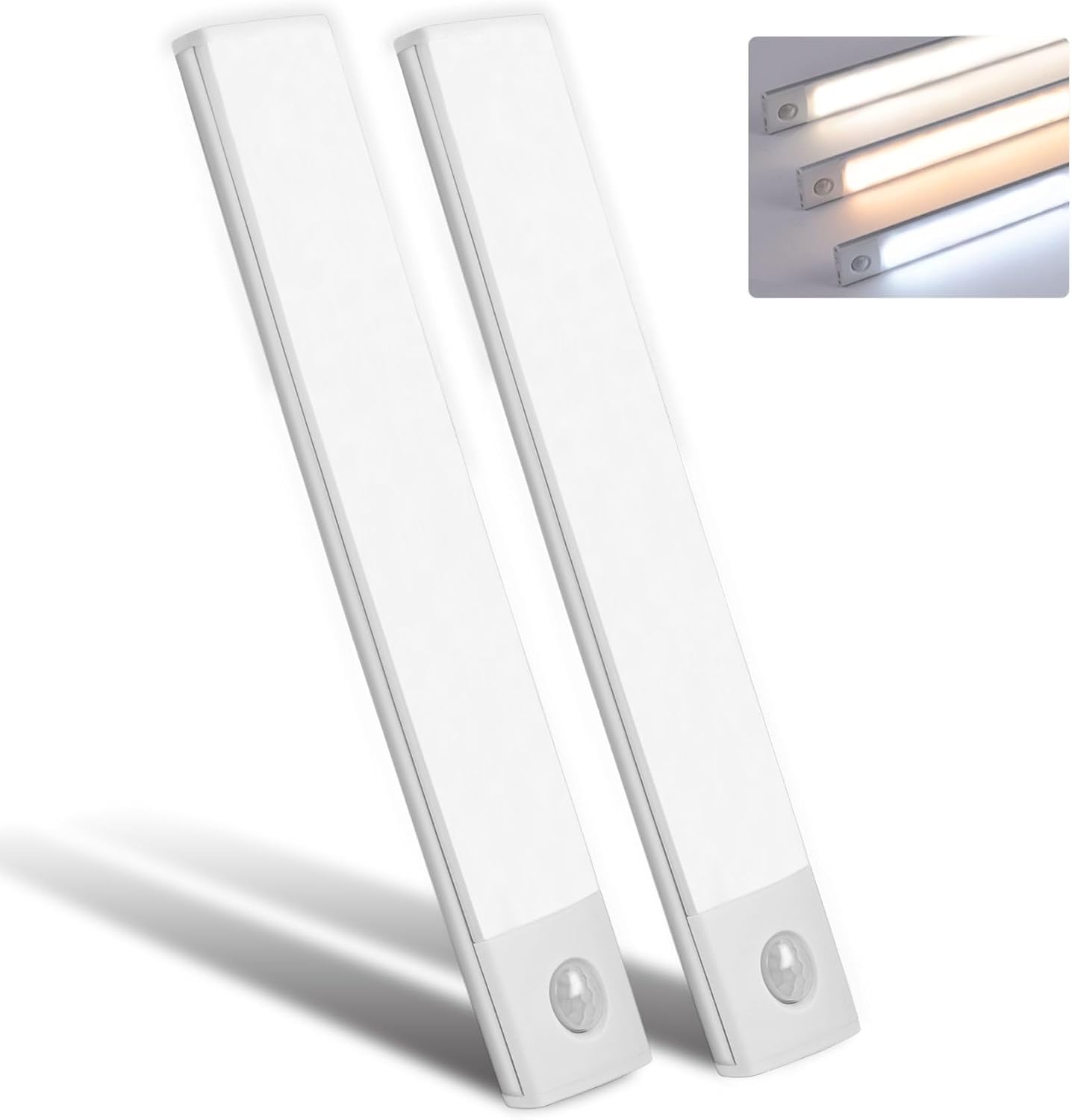 4 pcs LED sensor lights – 30 cm – Wireless & rechargeable - Free ...