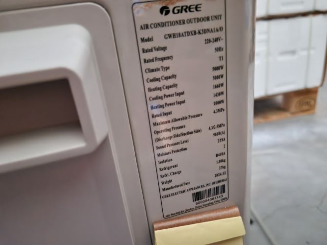 Värmepump 1 st - Gree Amber AC 50-A/W -2024 - Auktioner online ...